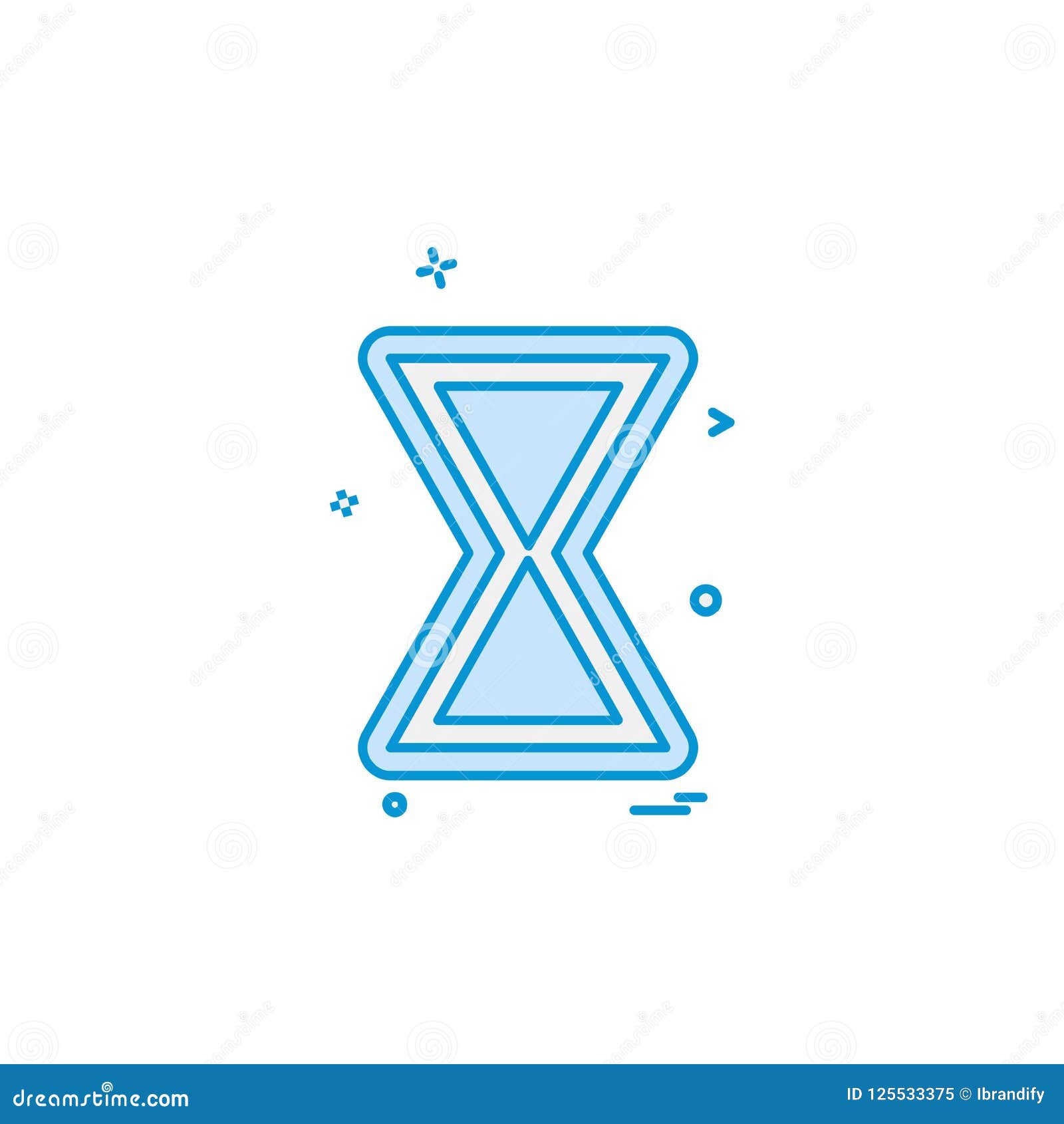 Wait icon design vector stock vector. Illustration of collection ...