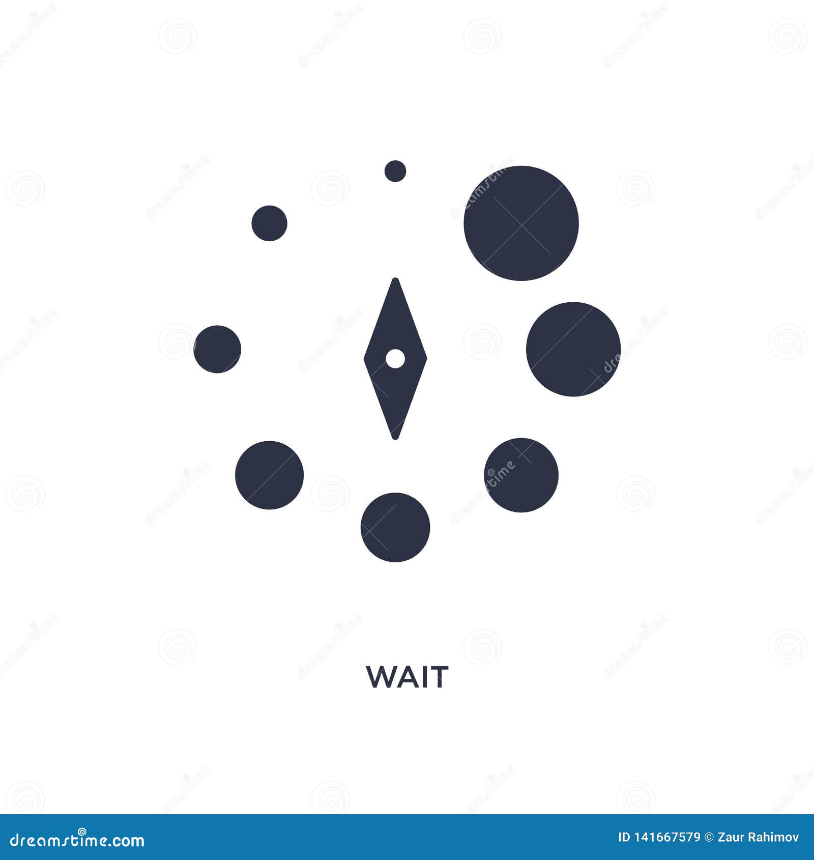 Wait Icon on White Background. Simple Element Illustration from ...