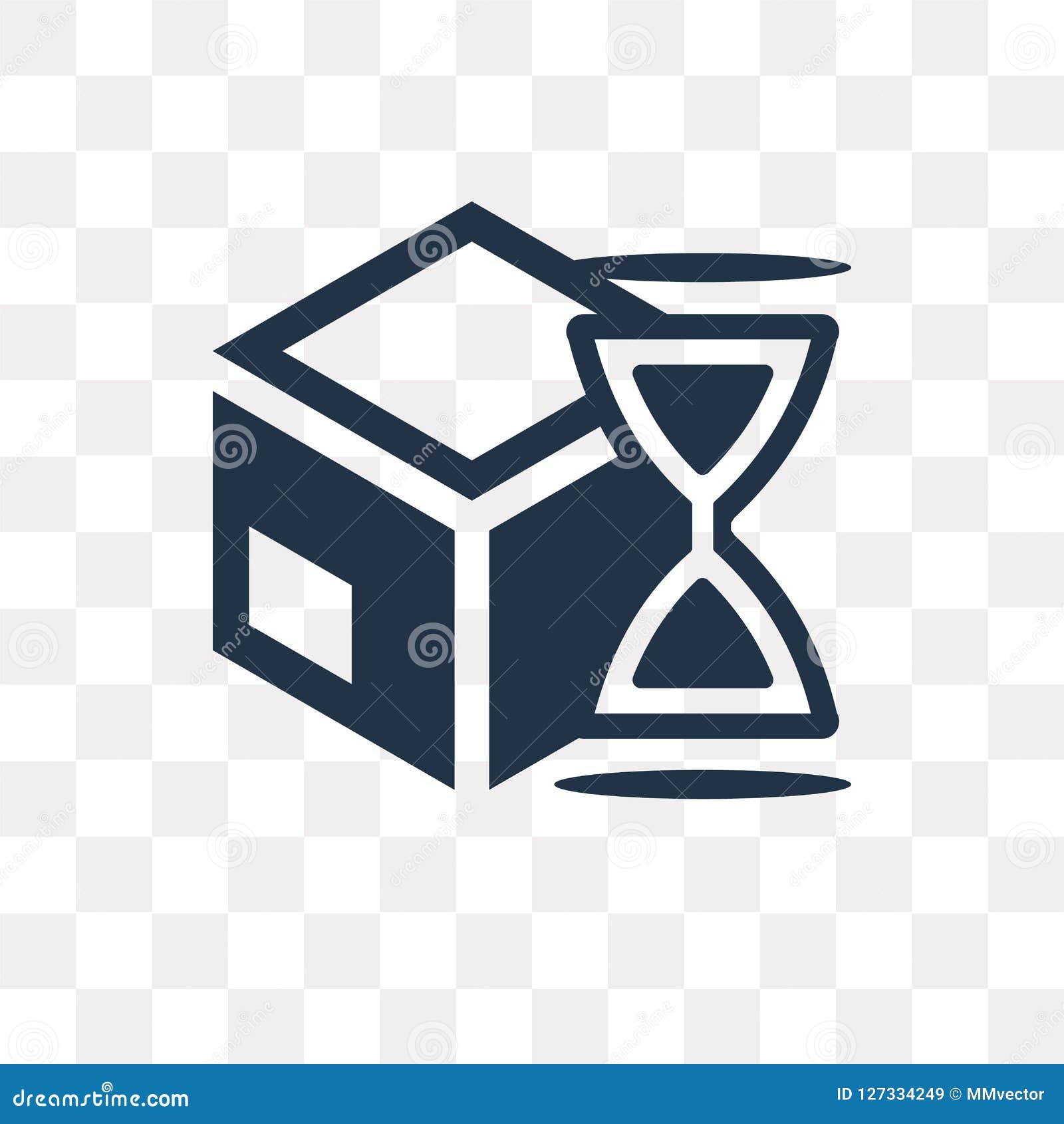Wait Time Vector Icon Isolated on Transparent Background, Wait T Stock ...