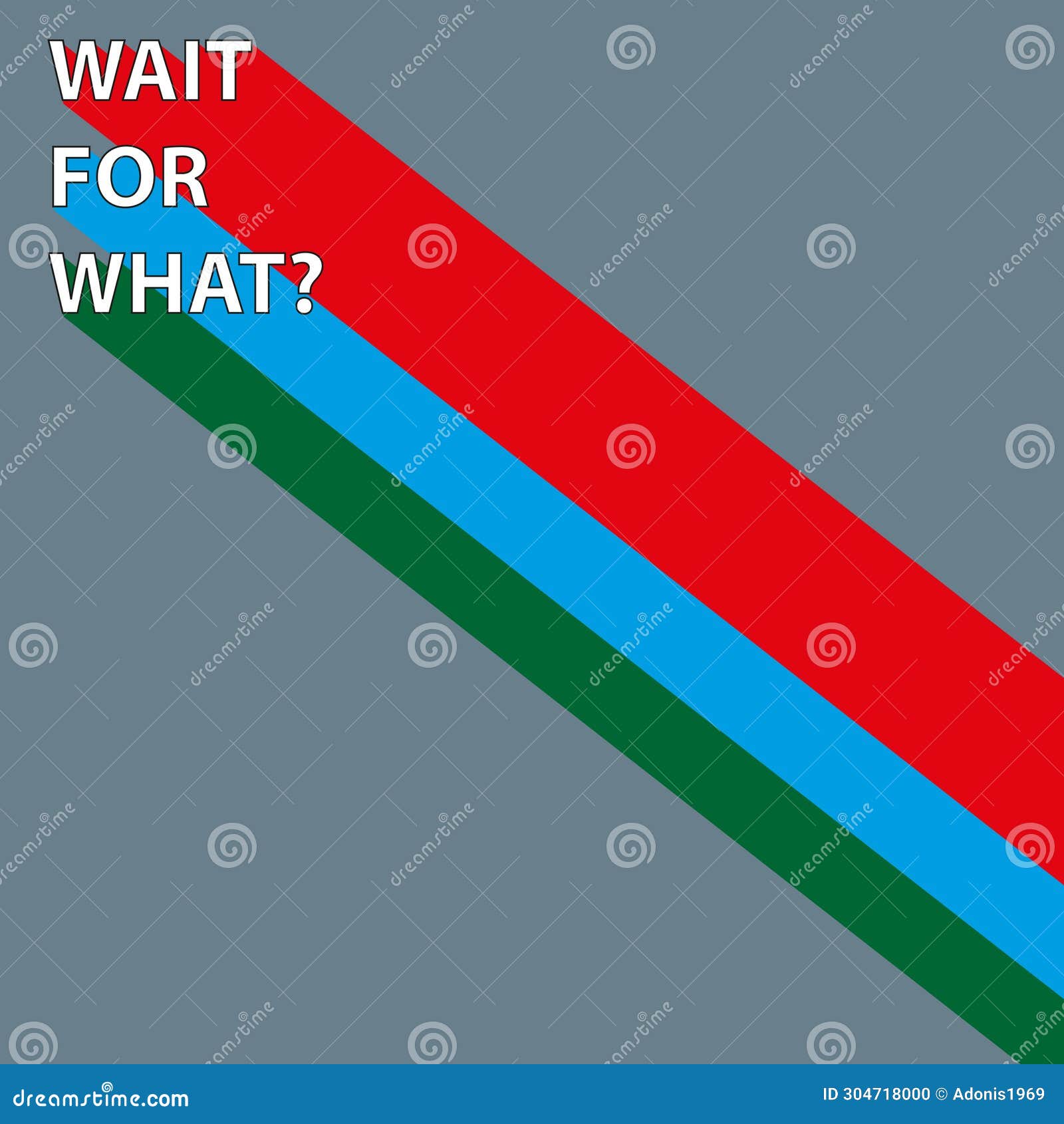 Wait for what? on grey stock illustration. Illustration of welcome ...