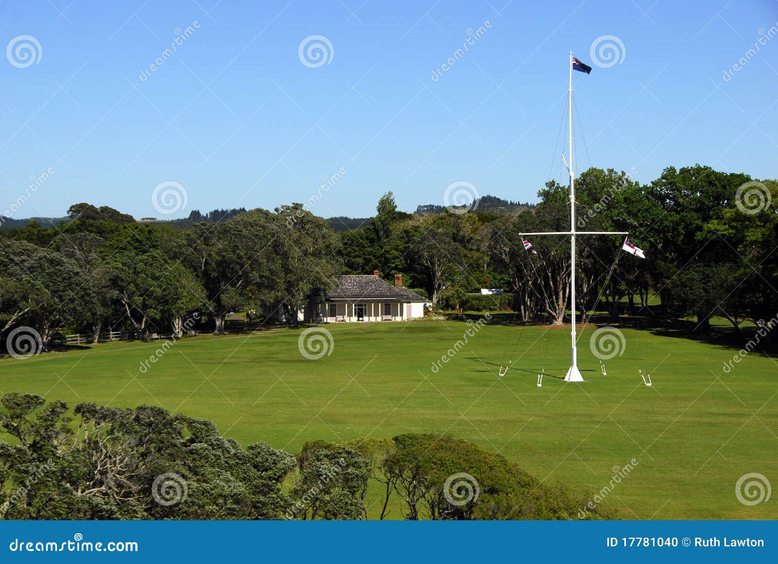 Waitangi Treaty Grounds stock photo. Image of historic - 17781040