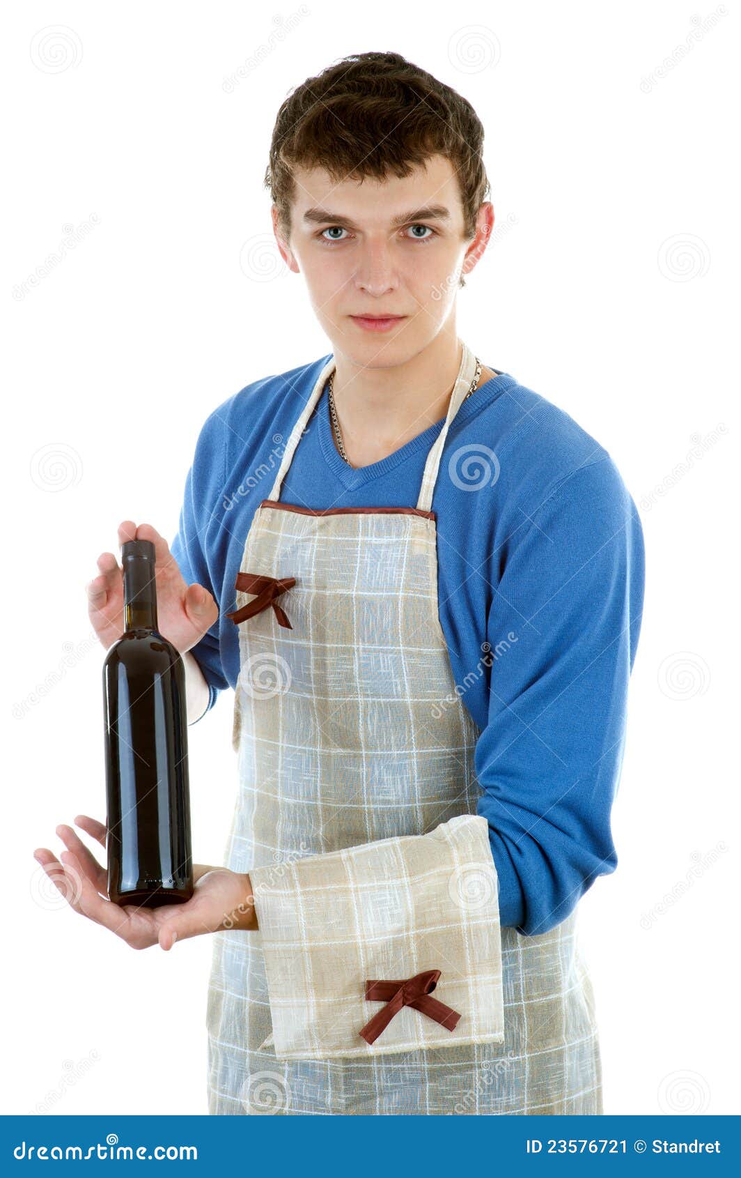 Waiter stock image. Image of bottle, offer, white, males - 23576721