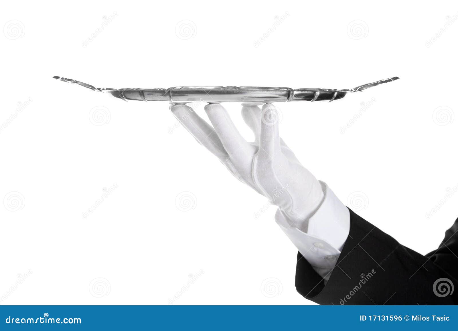 Silver Tray With Hand And Arm Stock Photography | CartoonDealer.com ...