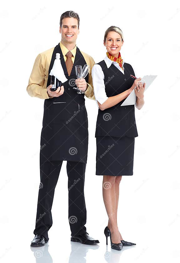 Waiter man stock photo. Image of representative, staff - 18551442