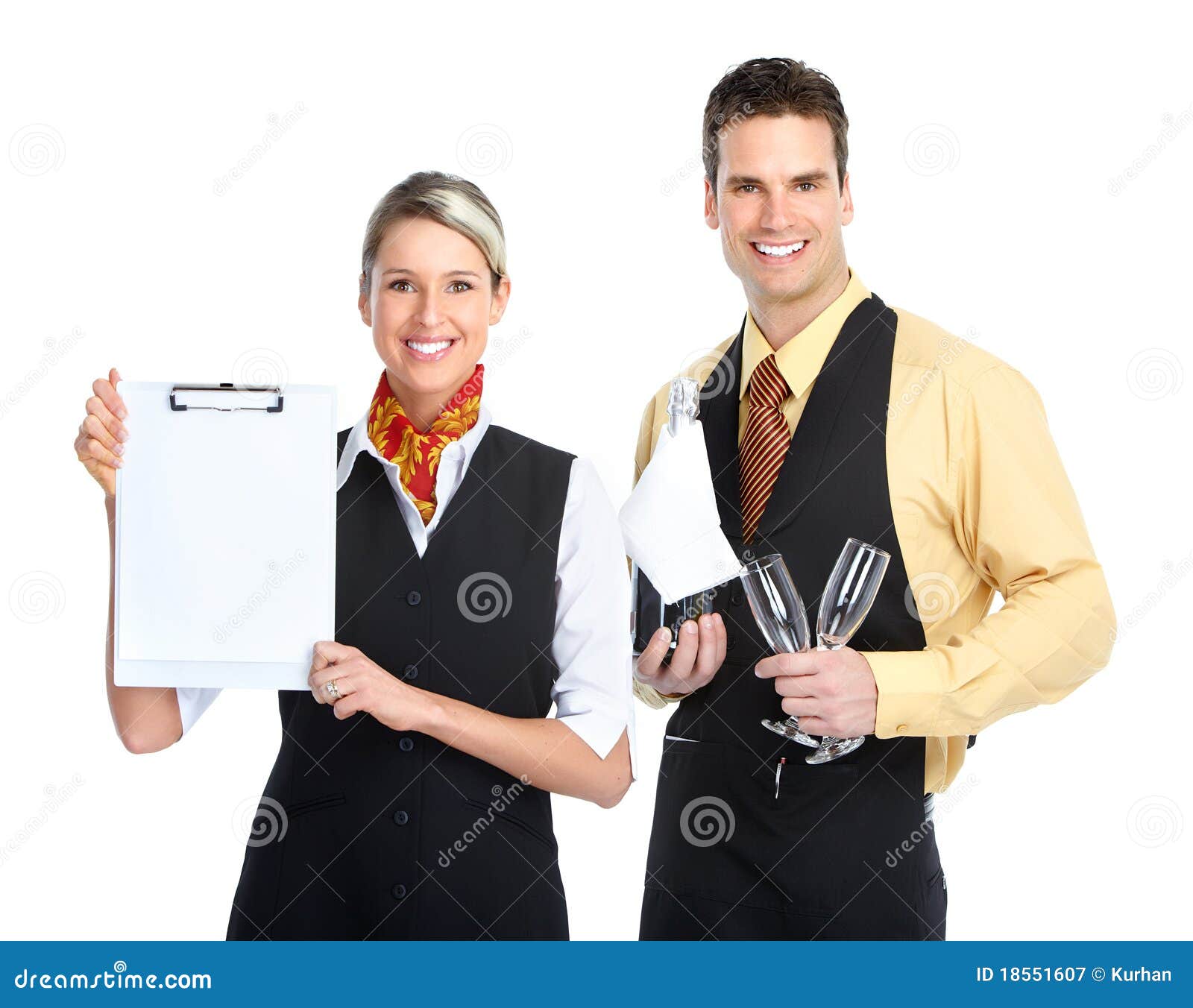Waiter man stock image. Image of staff, hand, isolated - 18551607
