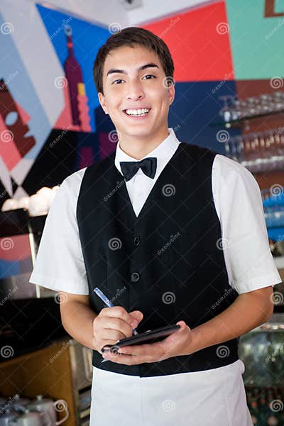 Waiter Taking Order stock image. Image of professional - 10263221