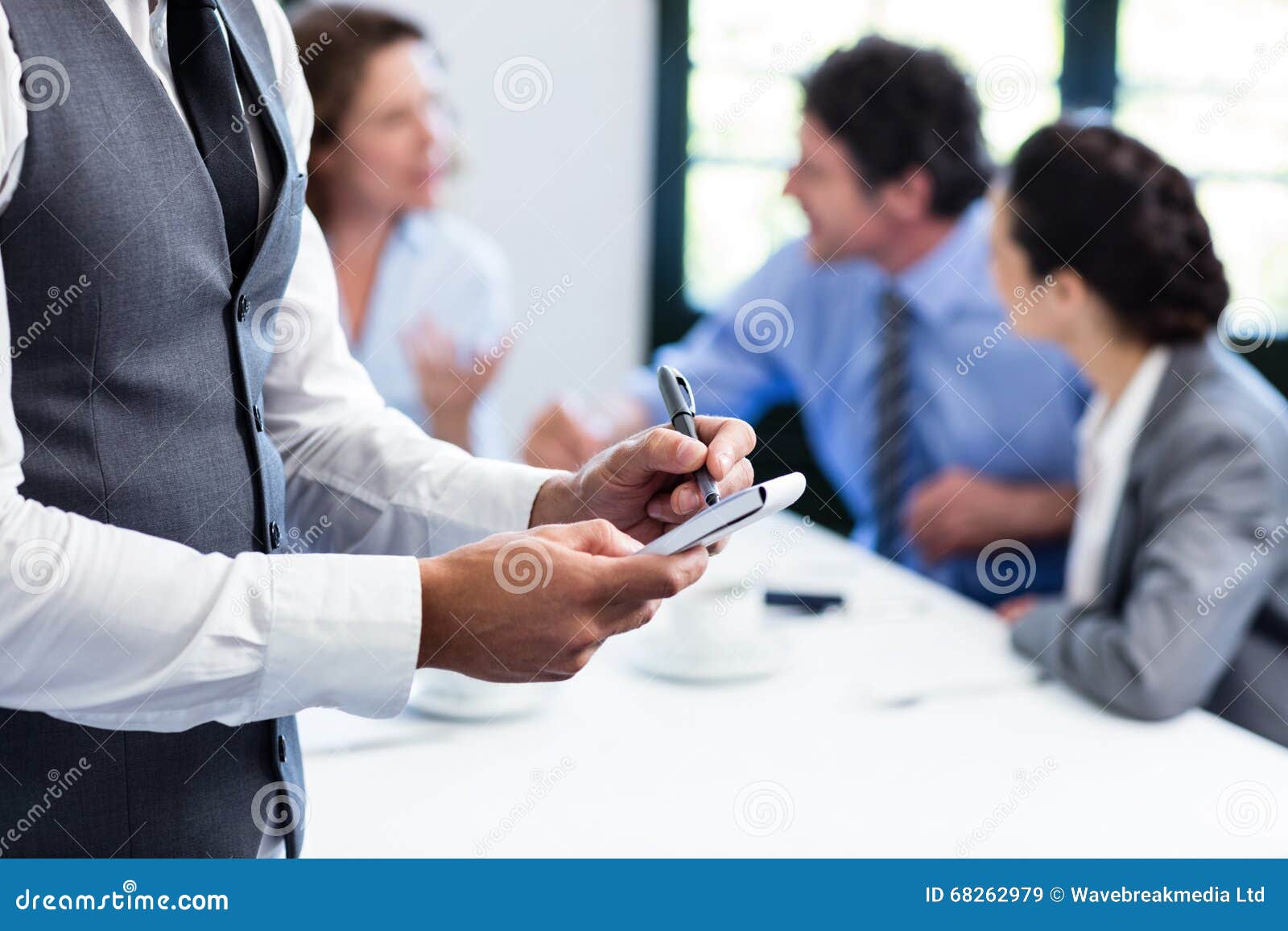 Waiter taking an order stock image. Image of hospitality - 68262979