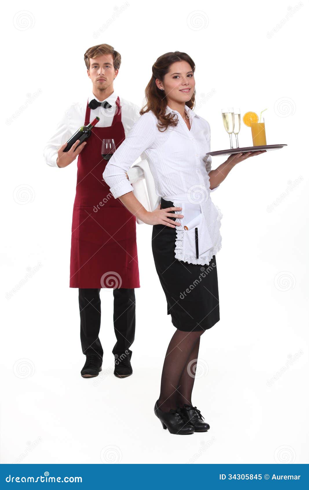 Waiter and waitress stock image. Image of plate, background - 34305845 Waiter and waitress stock image. Image of plate, background - 34305845