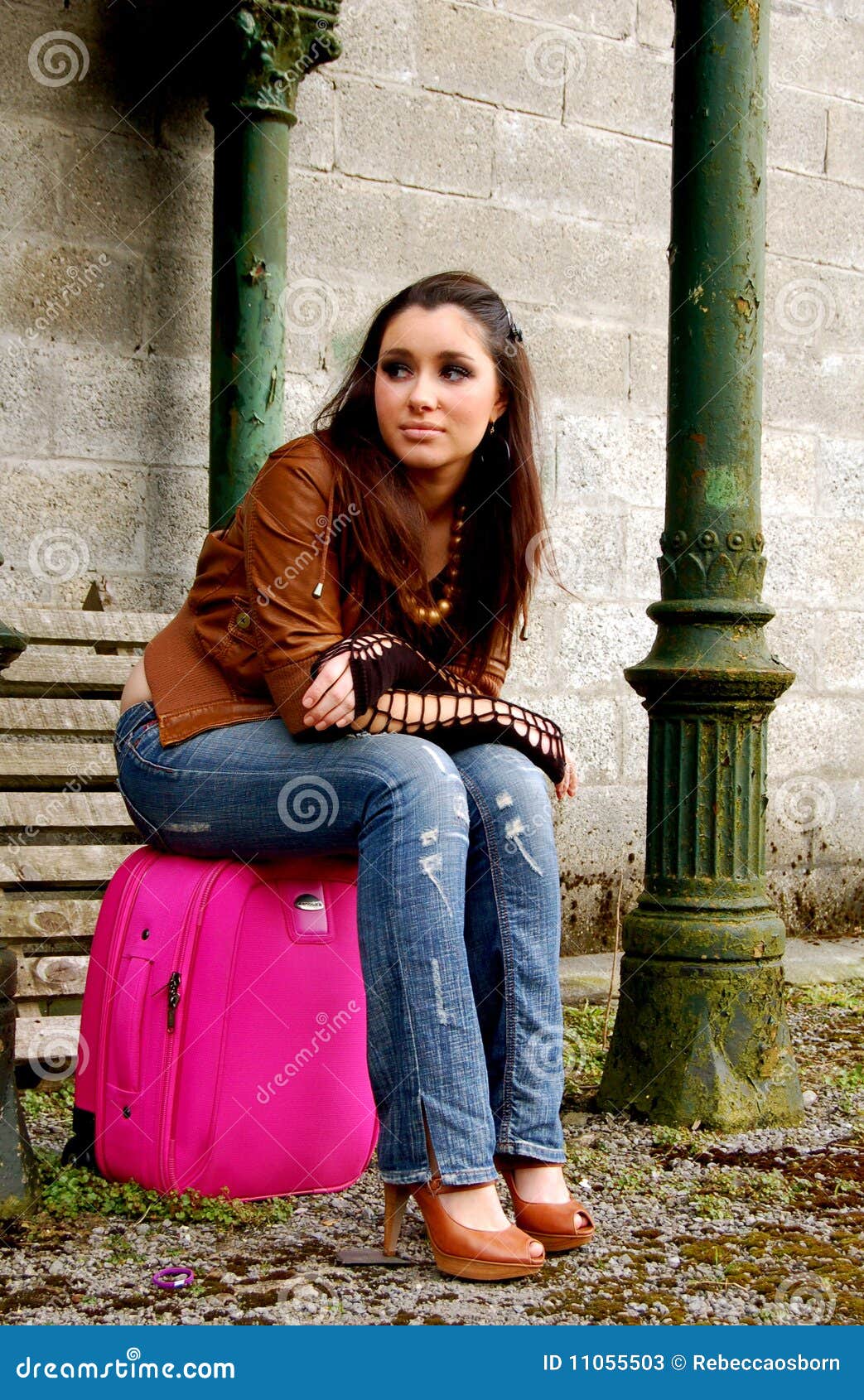 Waiting! stock image. Image of troubled, leather, waiting - 11055503