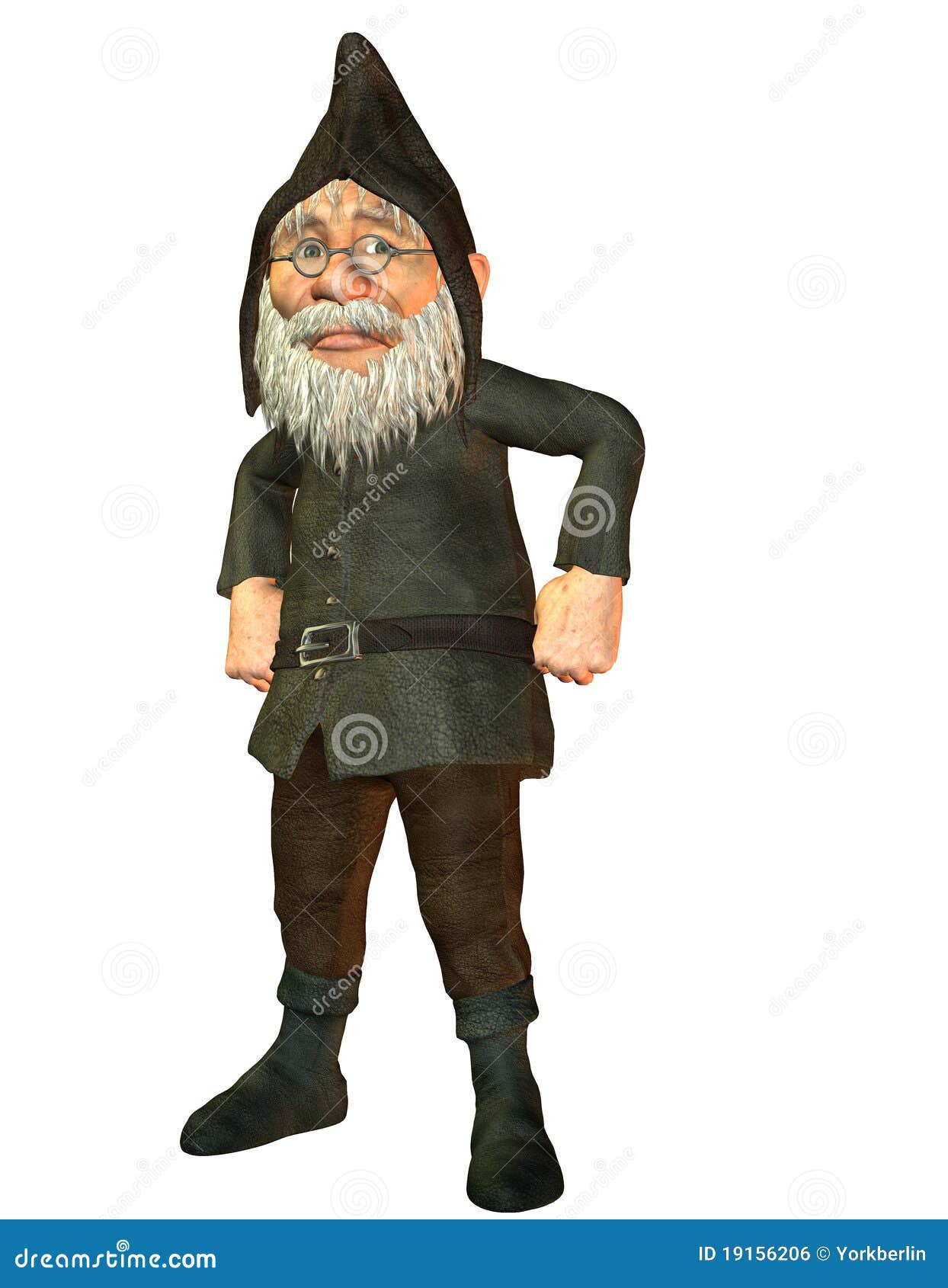Waiting angry dwarf stock illustration. Illustration of gnome - 19156206
