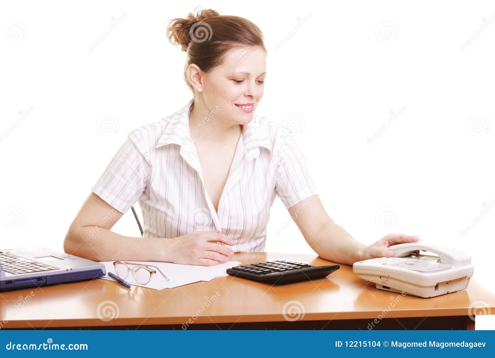 Waiting for answer stock photo. Image of listening, paper - 12215104