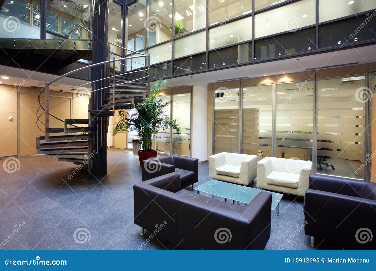 Waiting area stock image. Image of modern, empty, lighting - 15912695