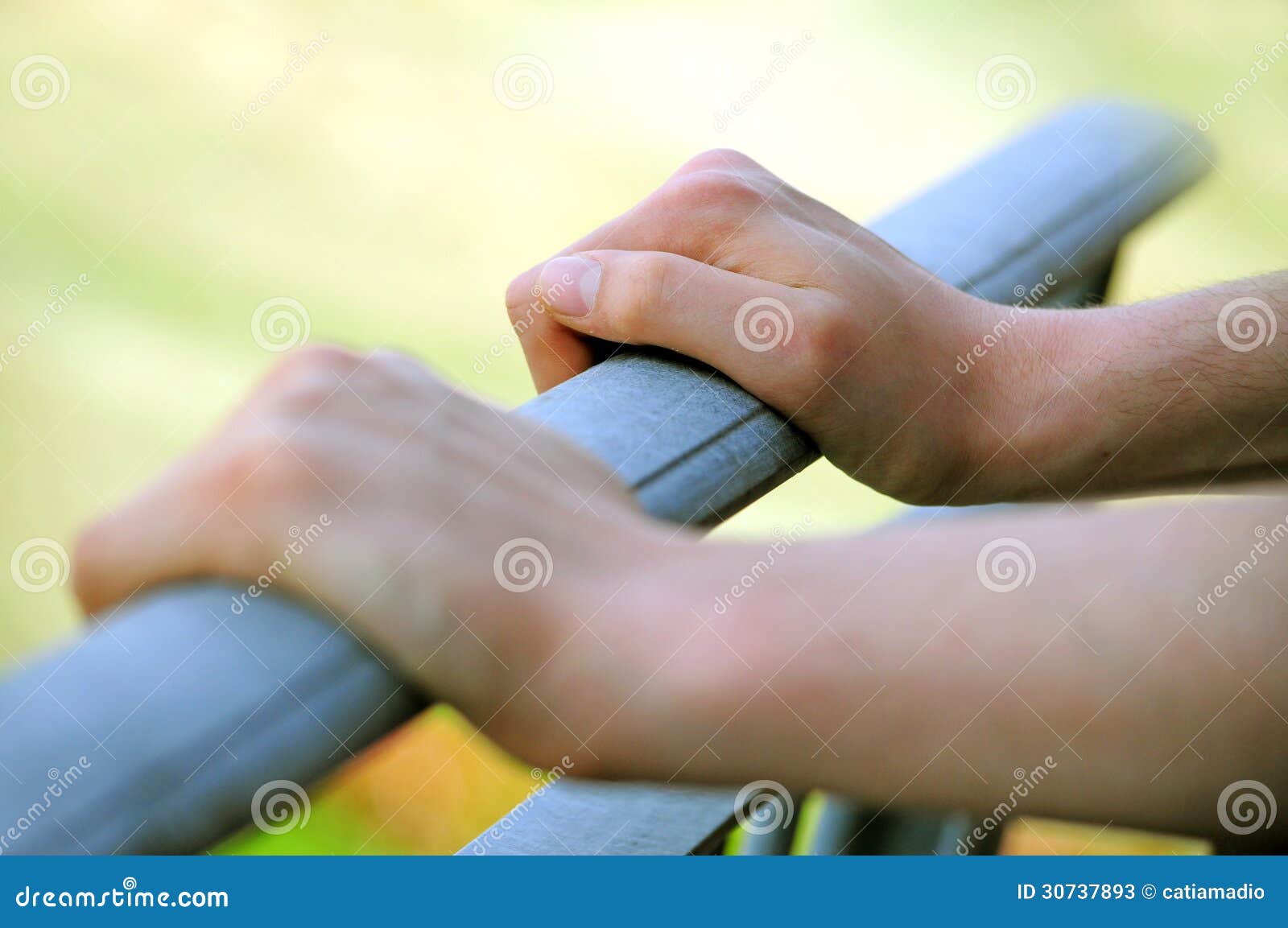 Waiting on the balcony stock image. Image of posture - 30737893