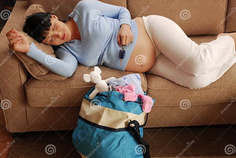 Waiting for the Birth. stock photo. Image of rest, positive - 22119600