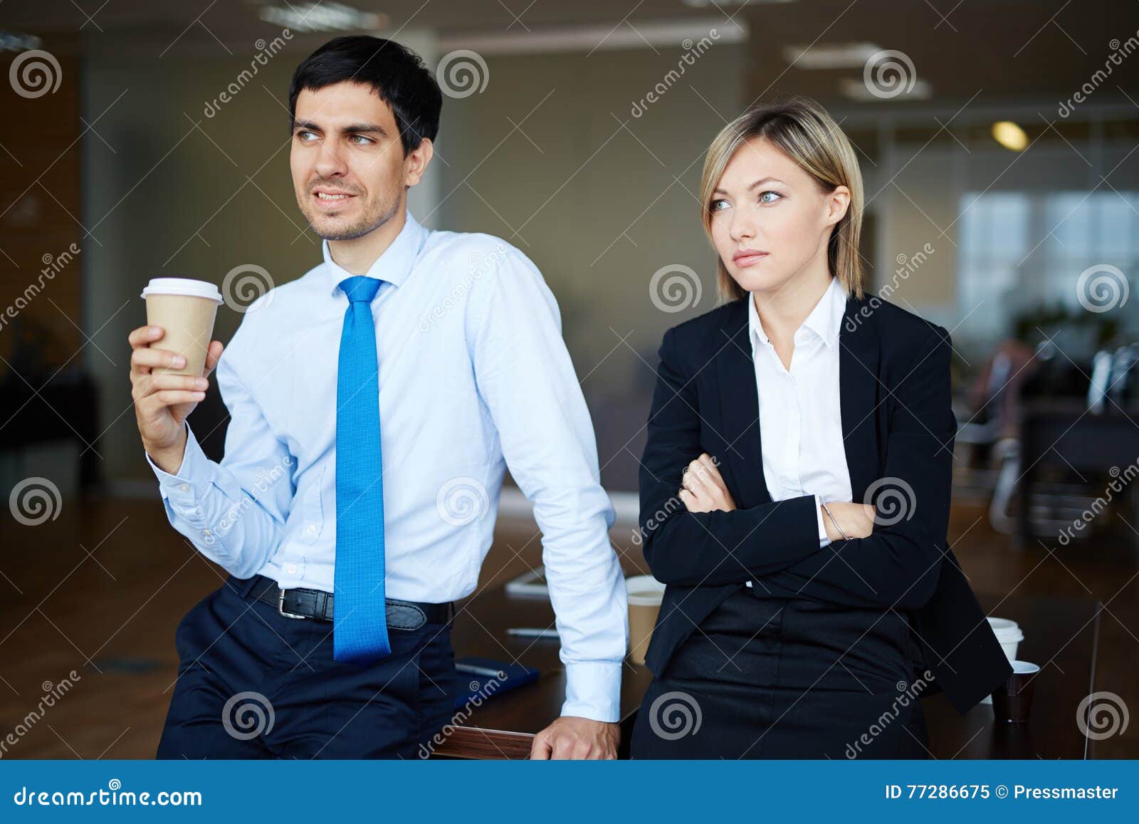 Waiting during break stock image. Image of executive - 77286675