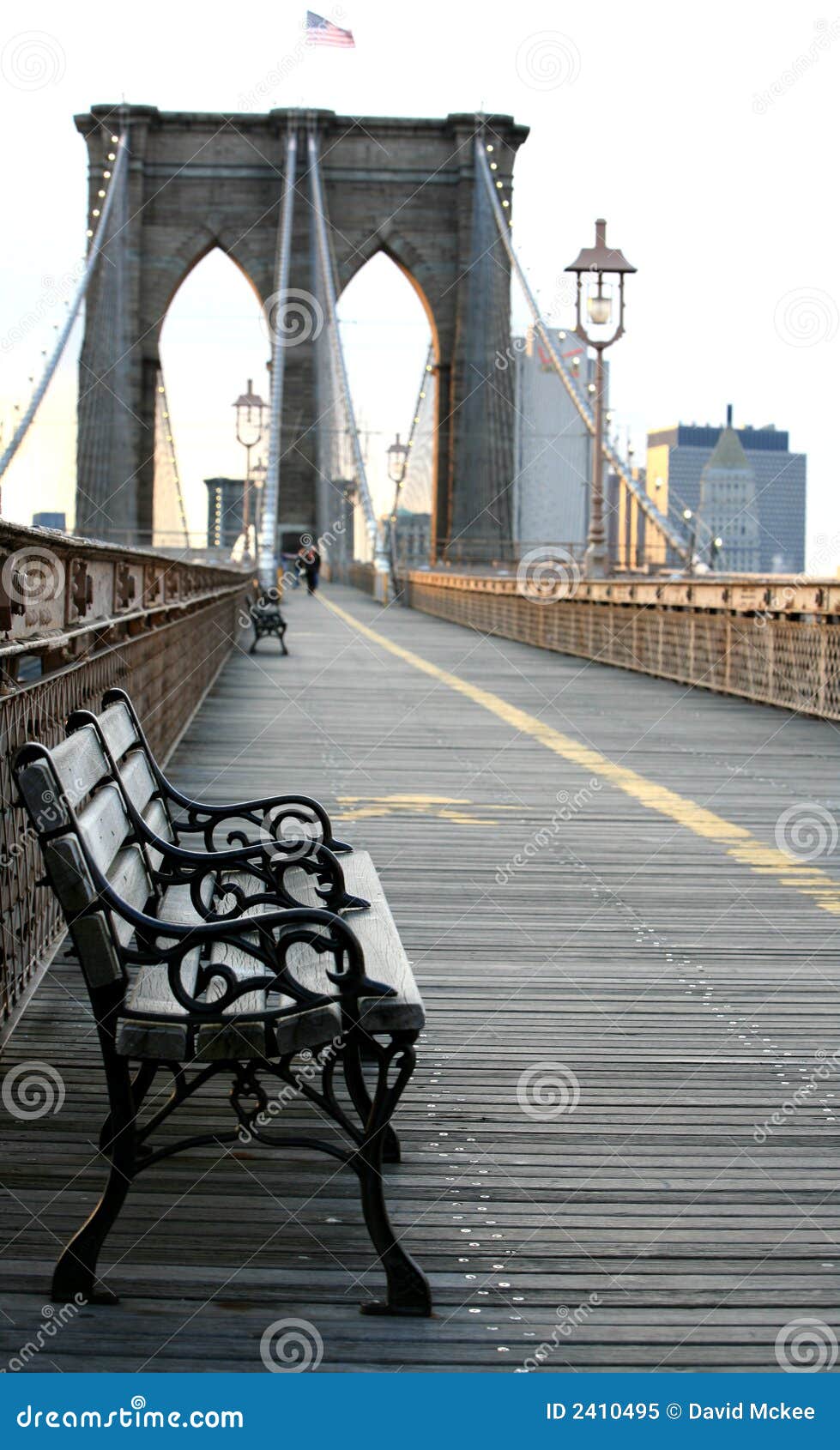 Waiting on the Bridge. stock image. Image of america, crossing - 2410495