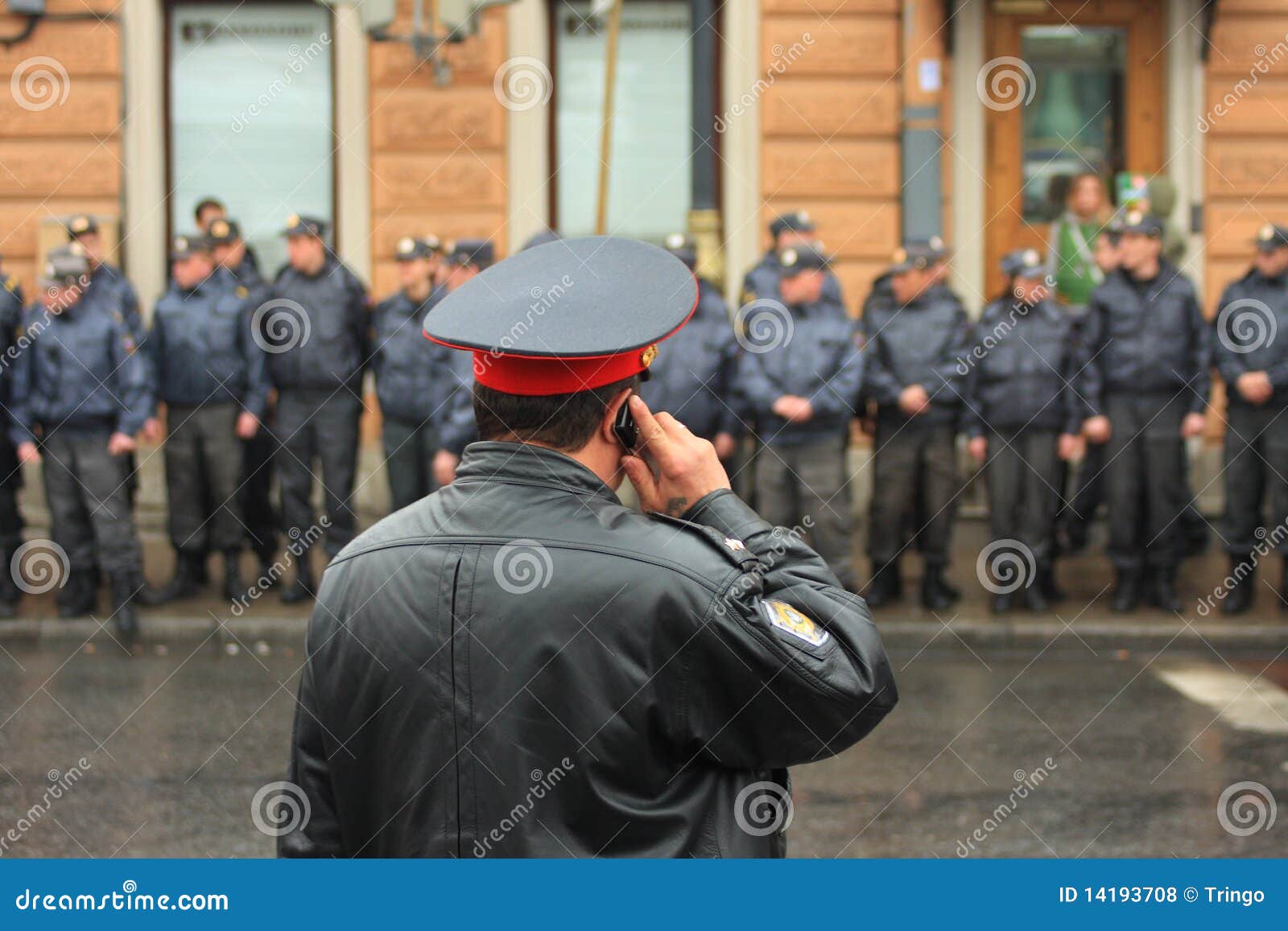 Waiting for a Command, Russian Police Editorial Stock Photo - Image of ...