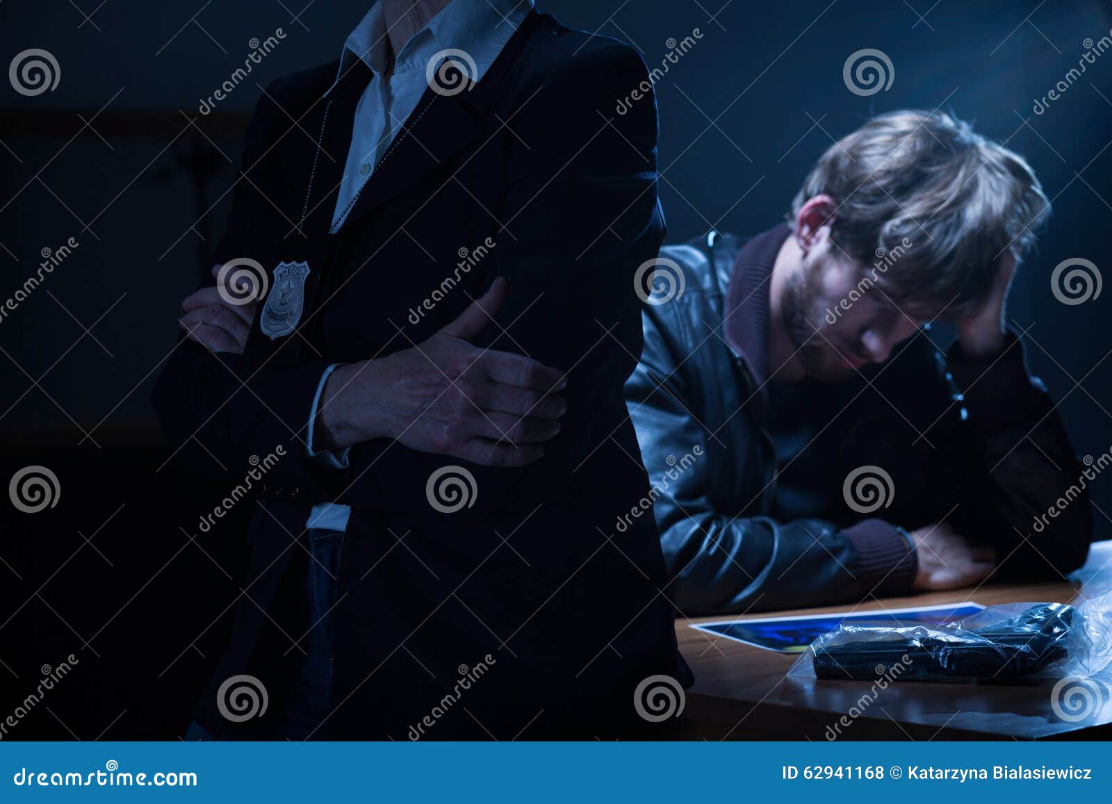 Waiting for a confession stock photo. Image of duty, power - 62941168