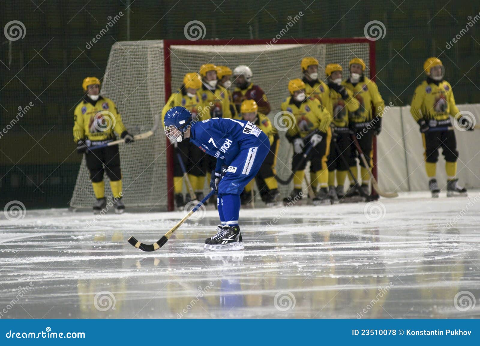 Waiting Corner Stroke in Bandy Editorial Stock Photo - Image of ...