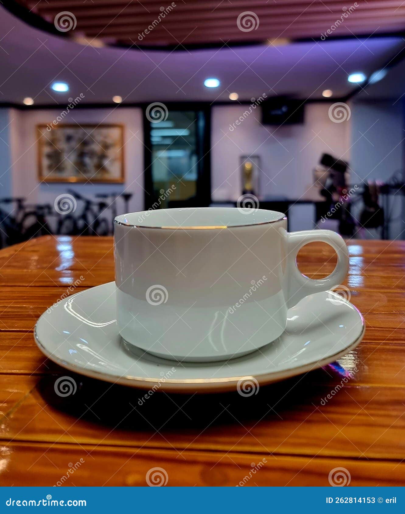 Waiting for a Cup of Coffee Stock Image - Image of cappuccino, espresso ...