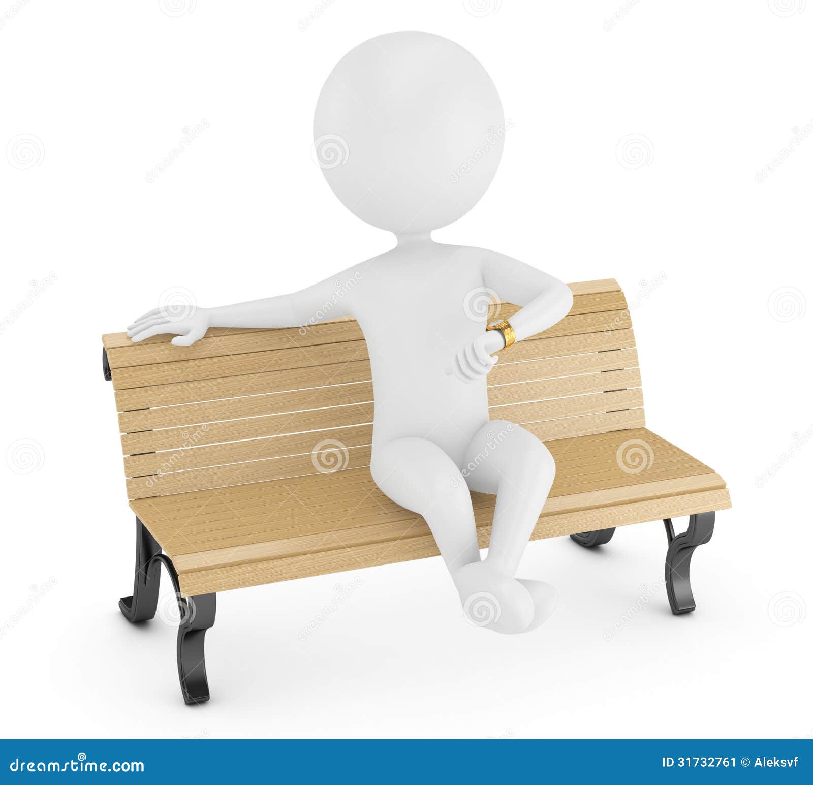 Waiting stock illustration. Illustration of person, wait - 31732761