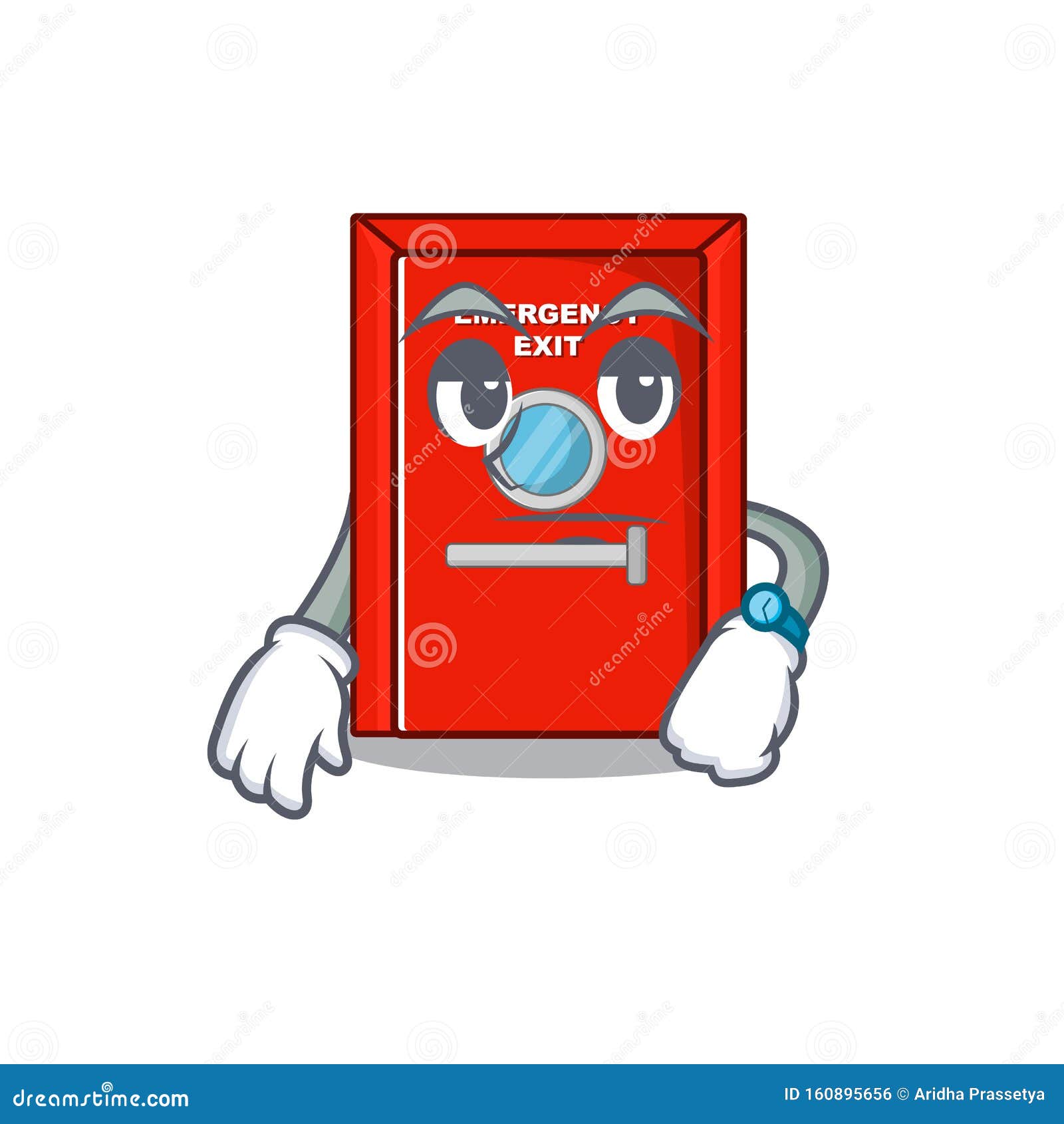 Emergency Exit Door Vector