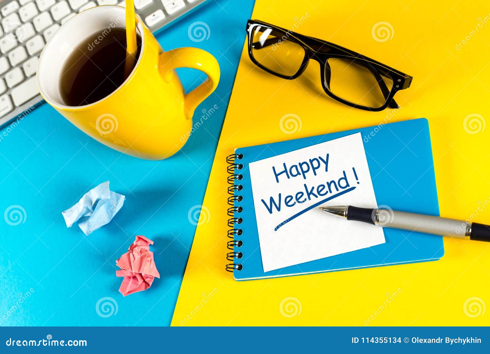 Waiting for the End of the Week at Office and Wish Happy Weekend. Top ...