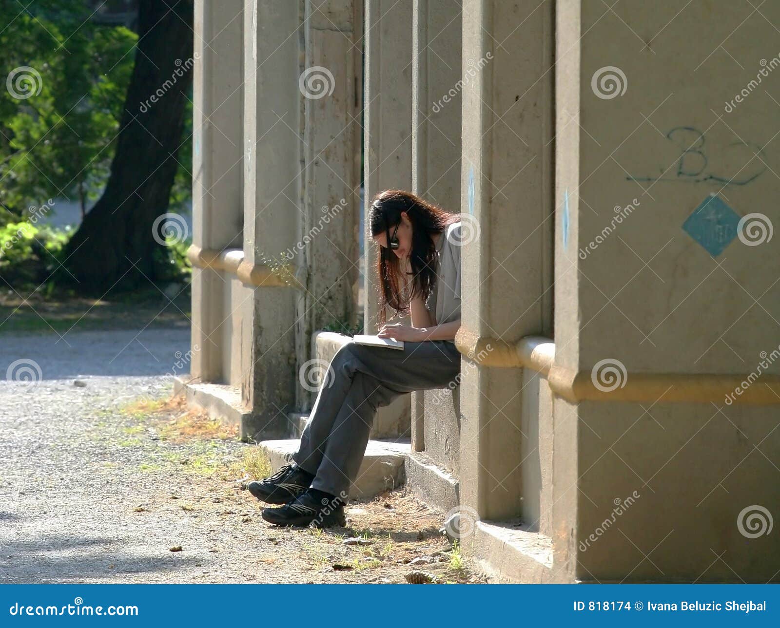 Waiting for exam stock photo. Image of pupil, girl, student - 818174