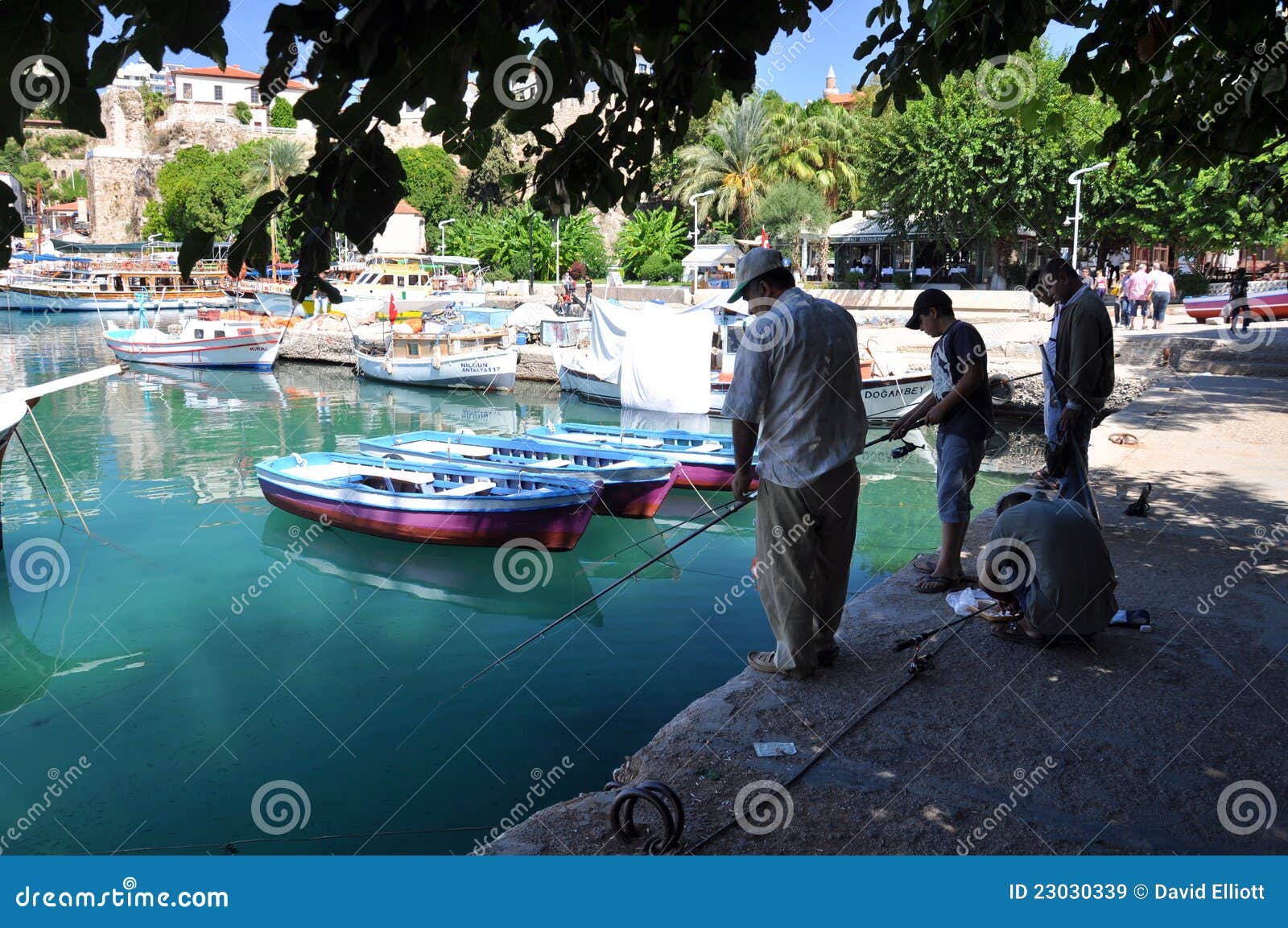 Waiting for a fish editorial stock image. Image of ocean - 23030339