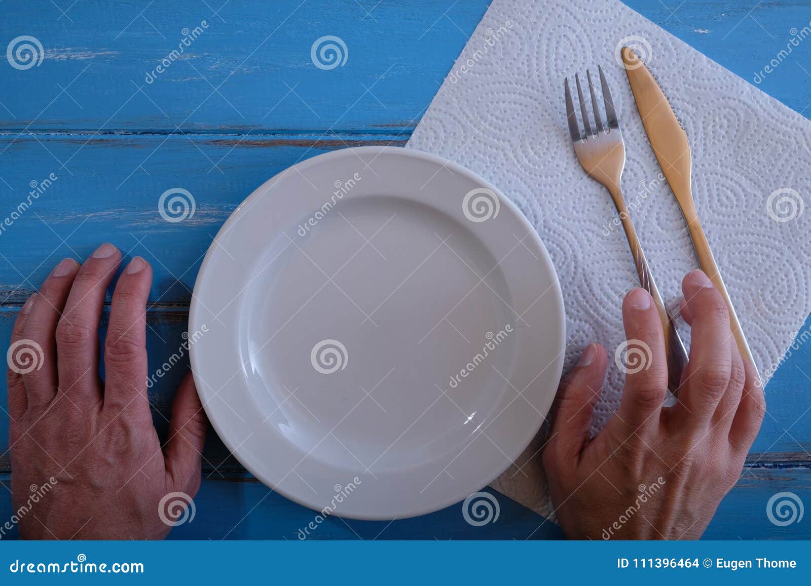 Waiting for food stock photo. Image of waiting, plate - 111396464