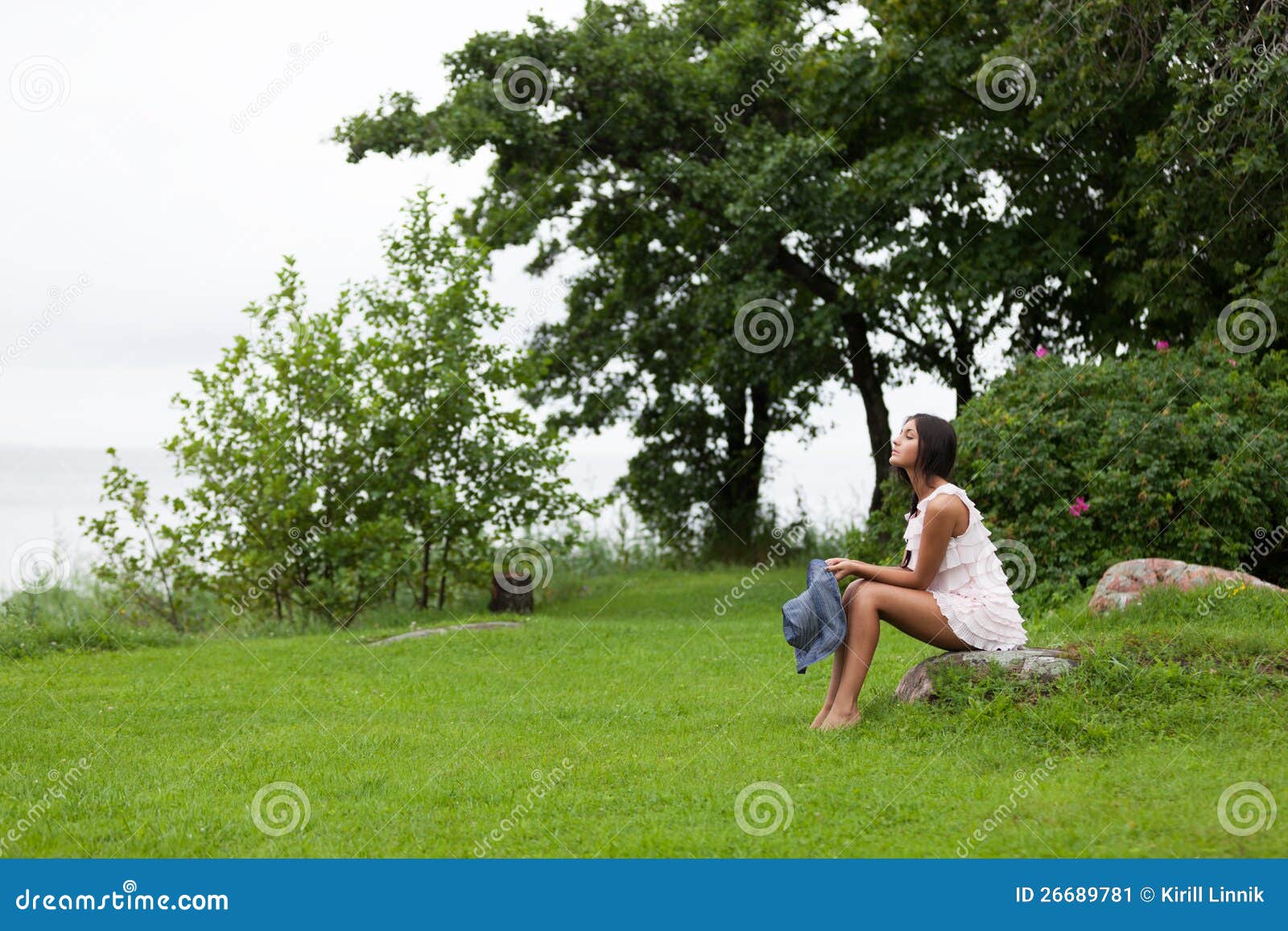 Waiting for a Good Weather To Come Stock Image - Image of lawn, cloud ...