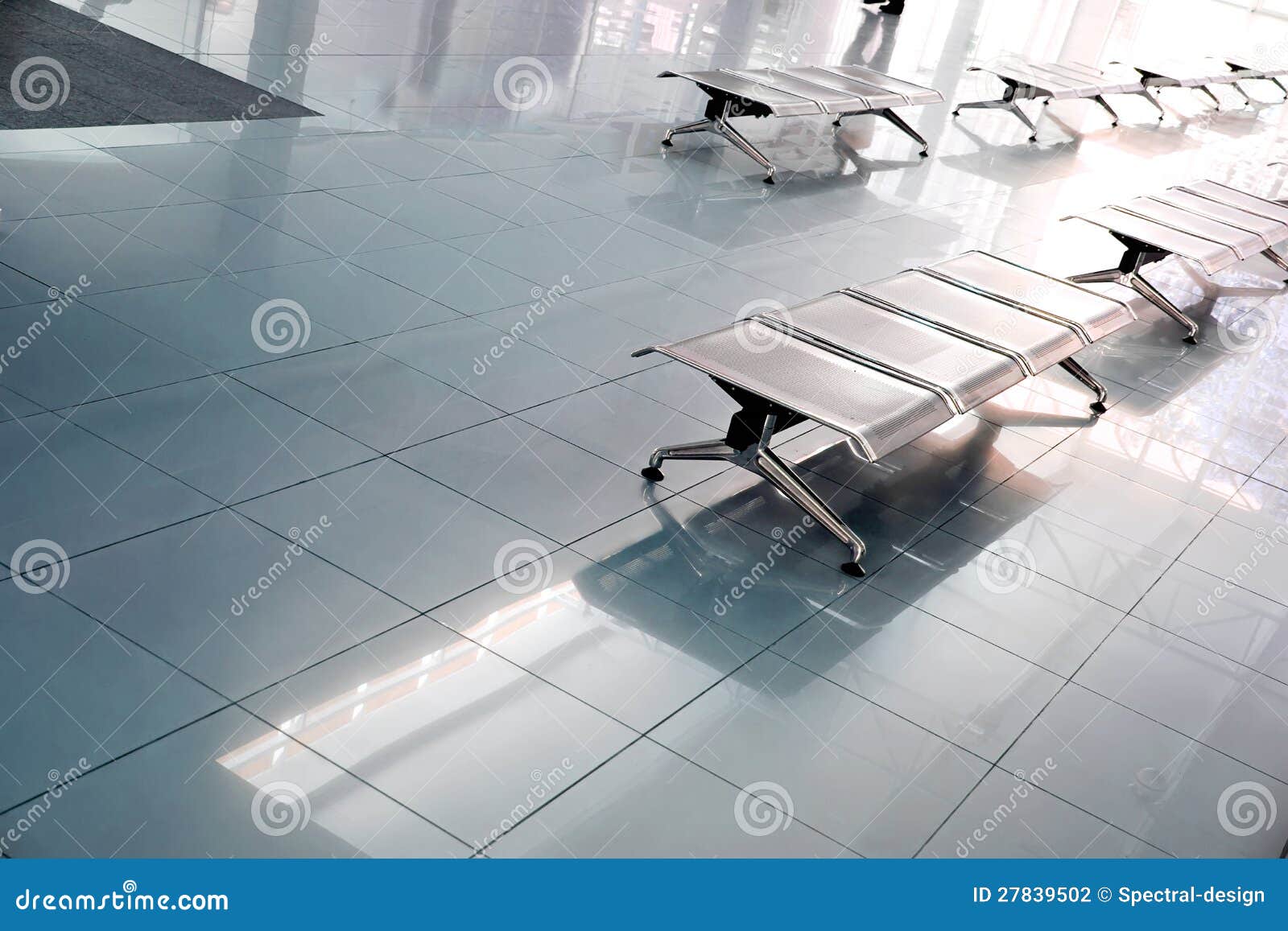 Waiting Hall stock photo. Image of corridor, perspective - 27839502