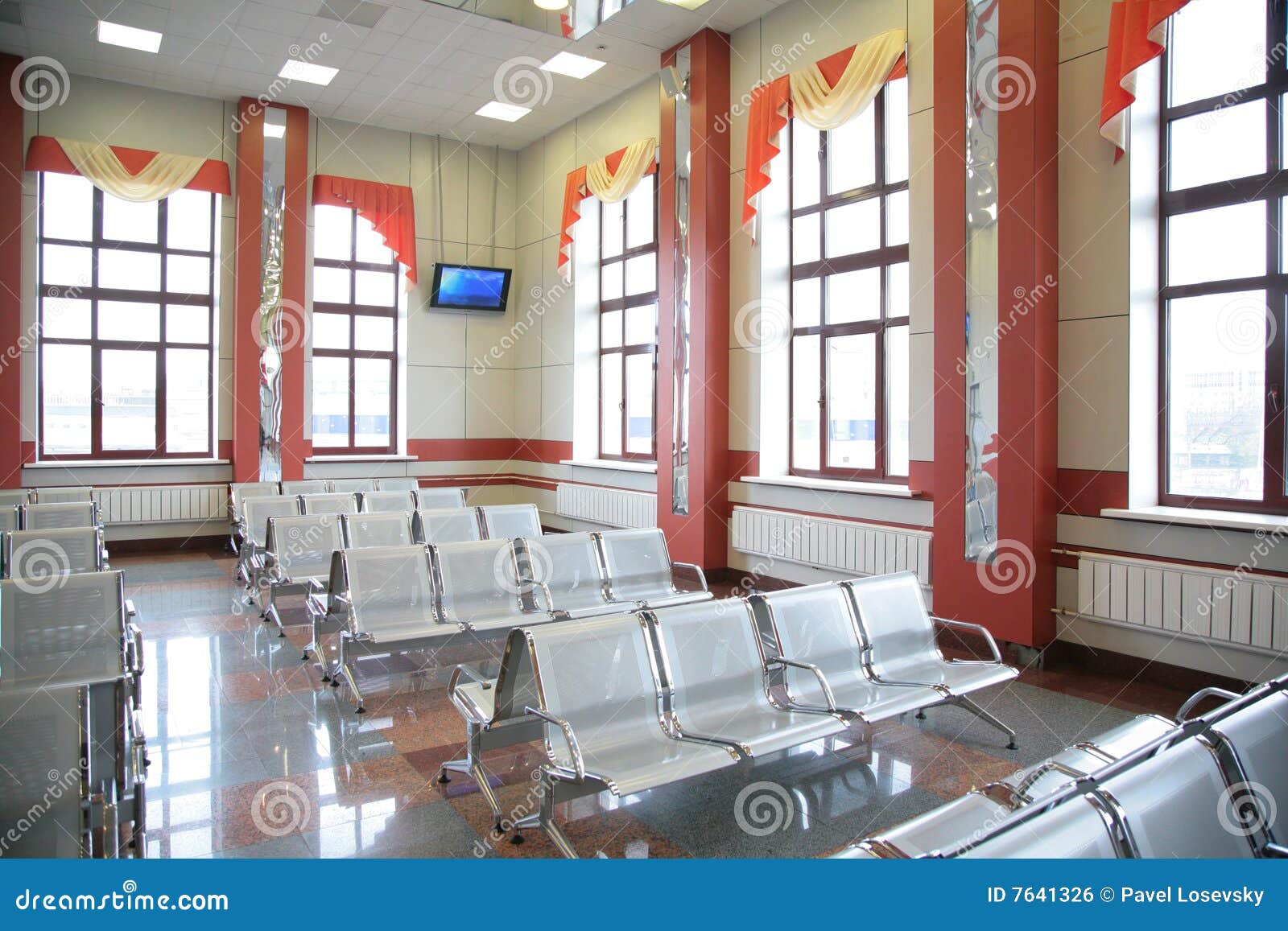Waiting hall stock photo. Image of healthcare, screen - 7641326