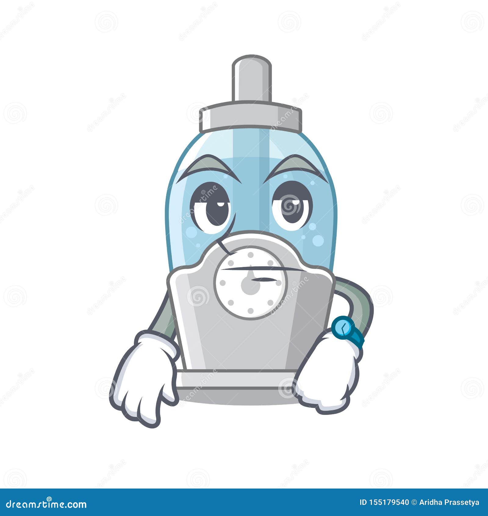 Waiting Humidifier with in the Cartoon Shape Stock Vector ...