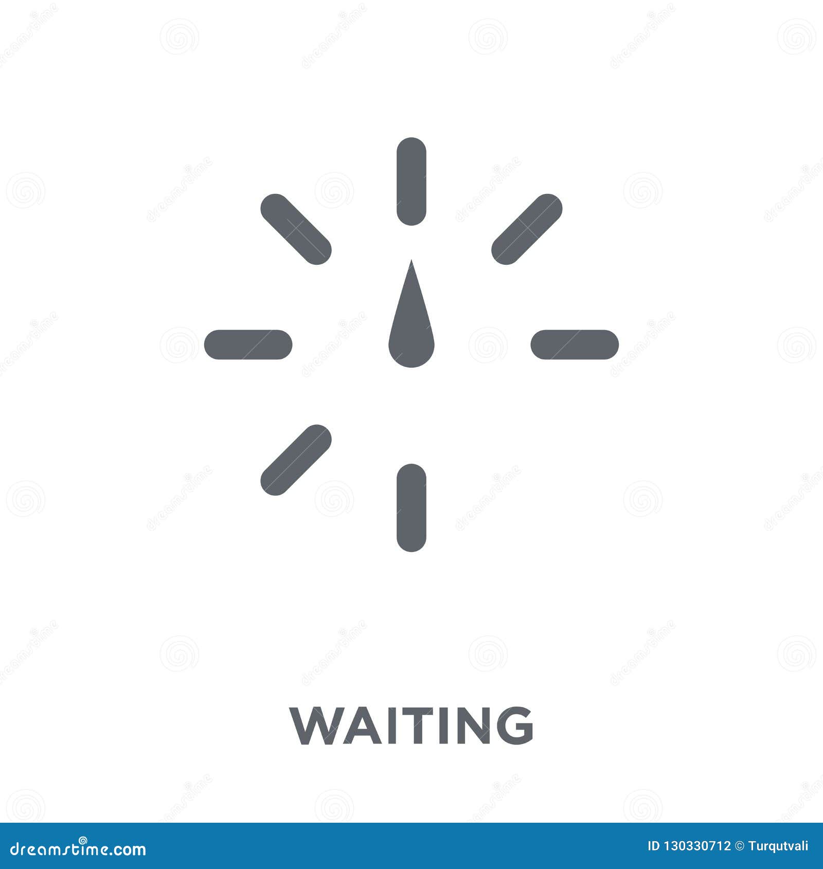 Waiting Icon from Time Managemnet Collection. Stock Vector ...