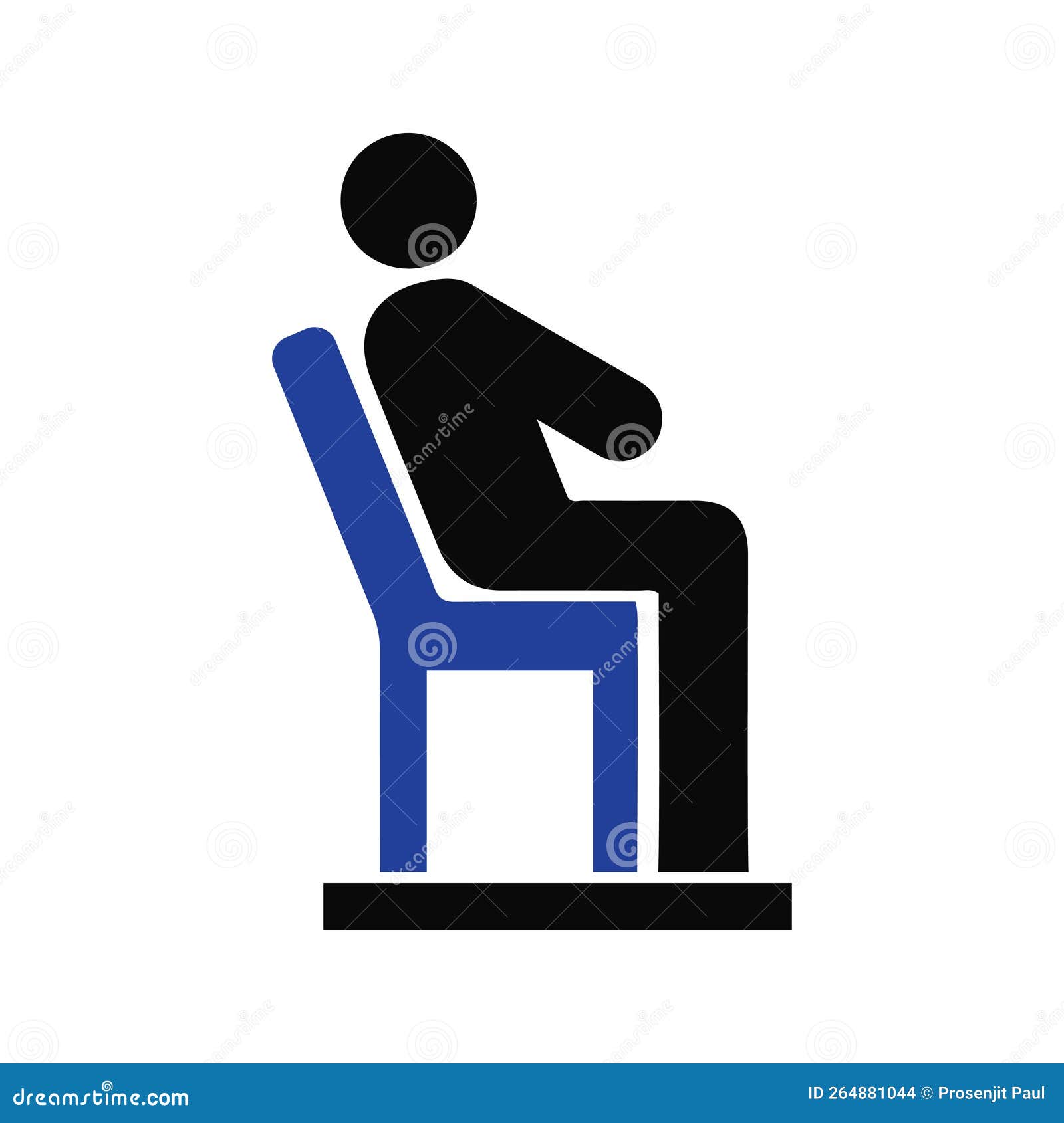 Waiting icon vector stock vector. Illustration of business - 264881044