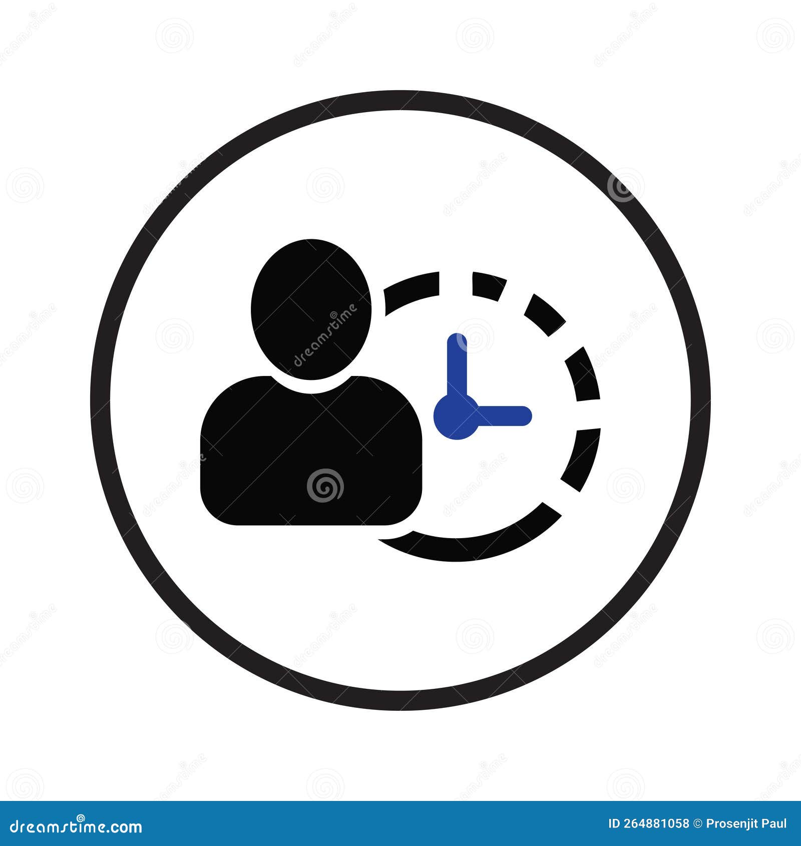 Waiting icon vector stock vector. Illustration of design - 264881058