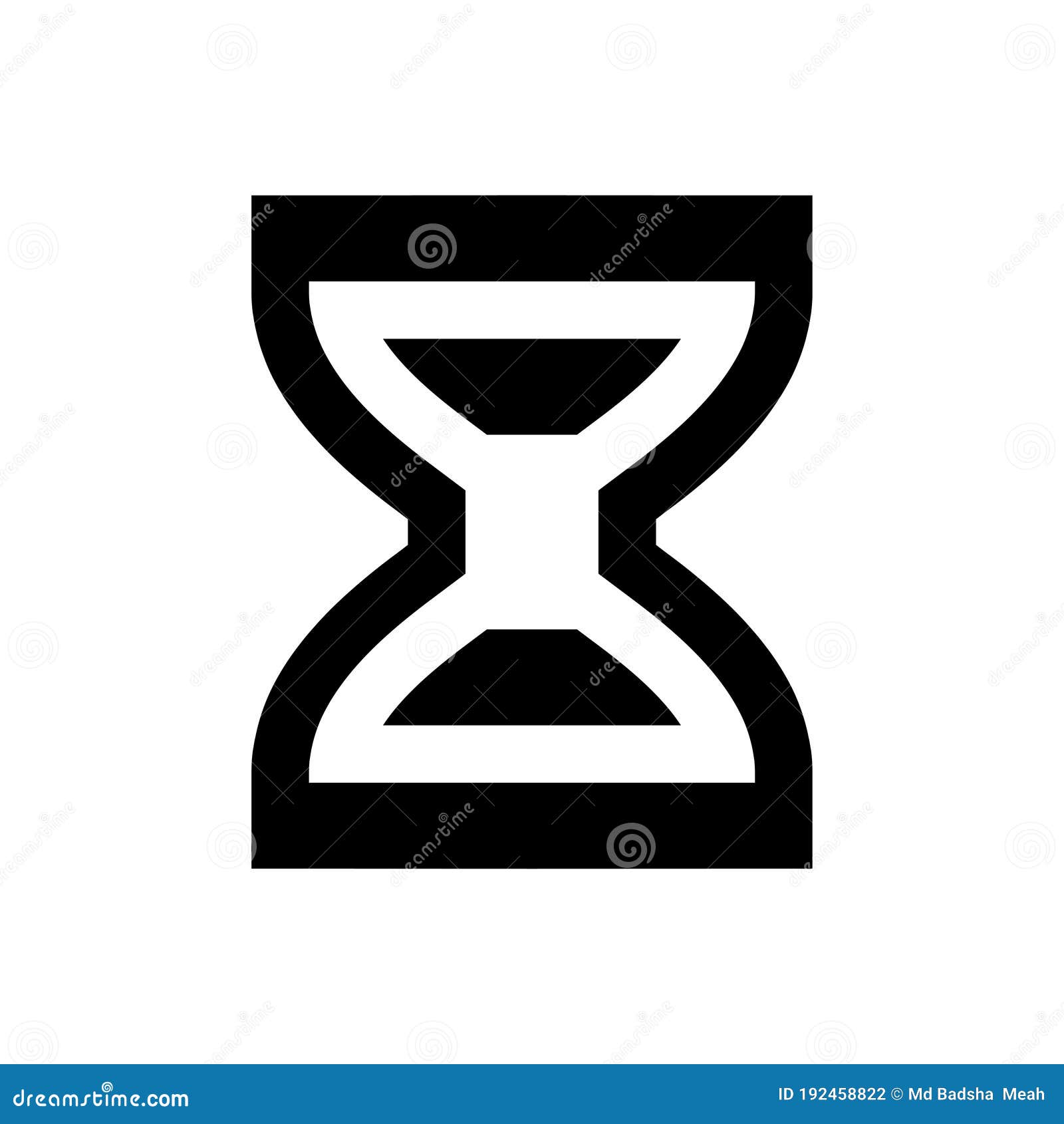 Waiting Icon stock vector. Illustration of loading, icon - 192458822