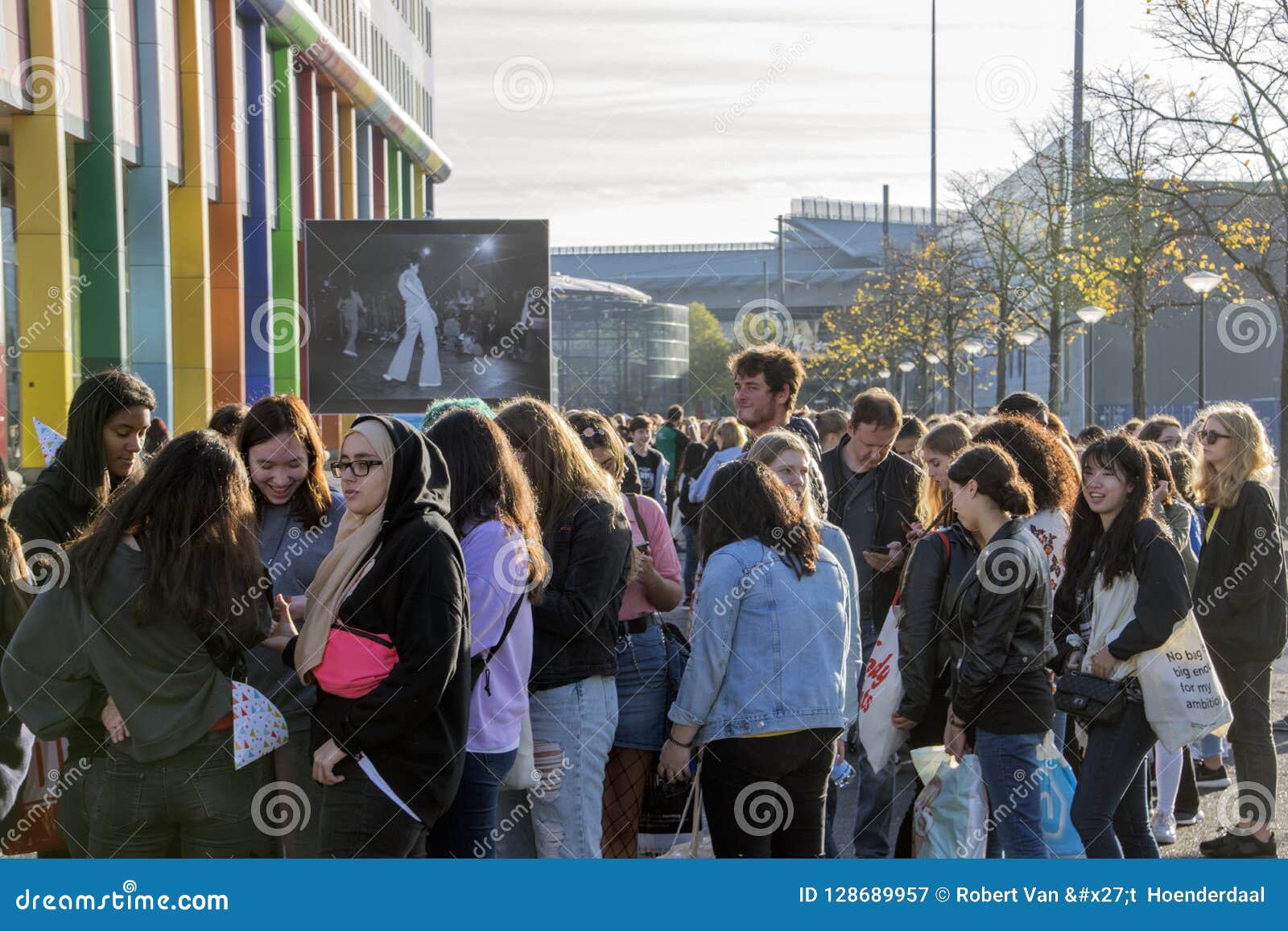 Waiting in Line for the BTS Concert at the Ziggo Dome Amsterdam the ...