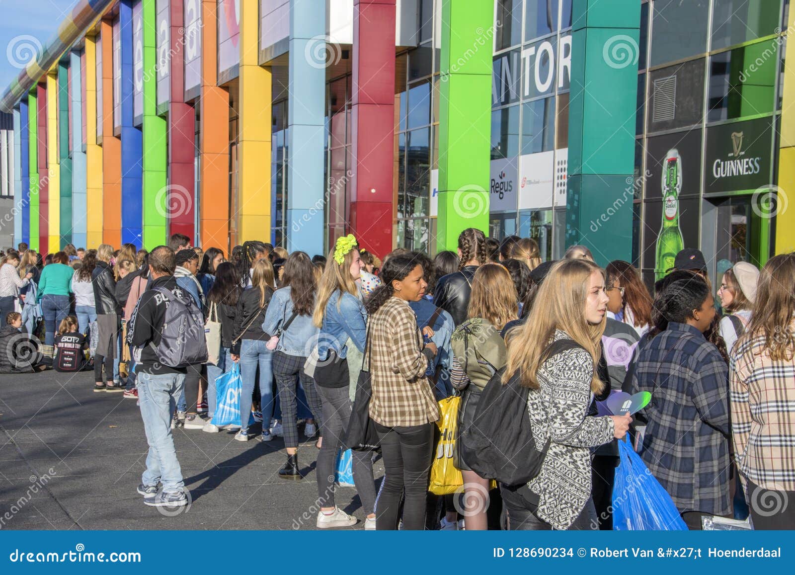 Waiting in Line for the BTS Concert at the Ziggo Dome Amsterdam the ...