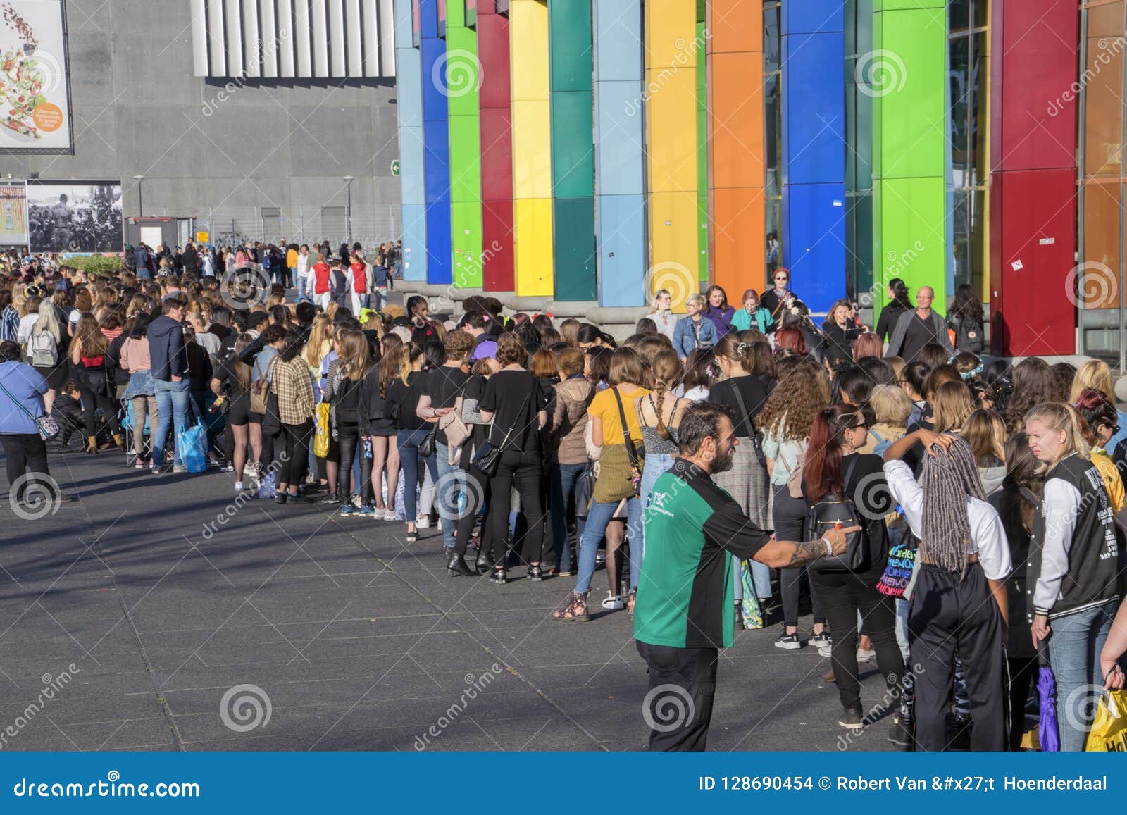 Waiting in Line for the BTS Concert at the Ziggo Dome Amsterdam the ...