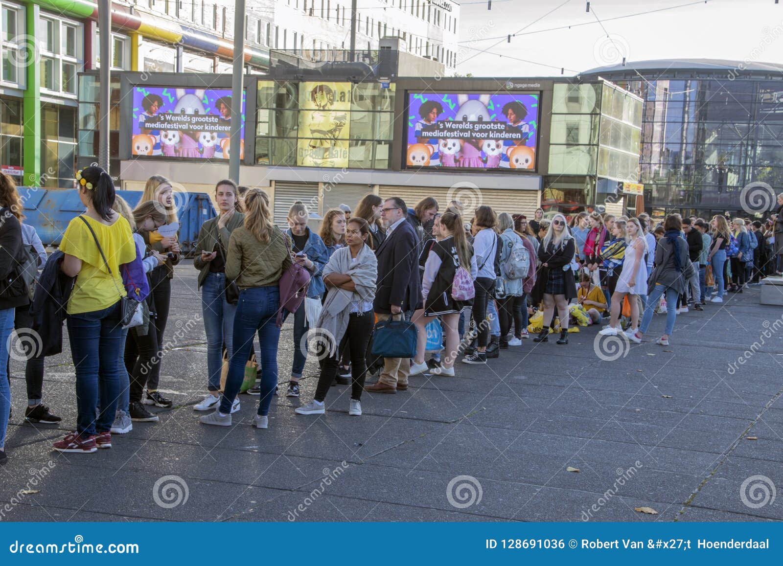 Waiting in Line for the BTS Concert at the Ziggo Dome Amsterdam the ...