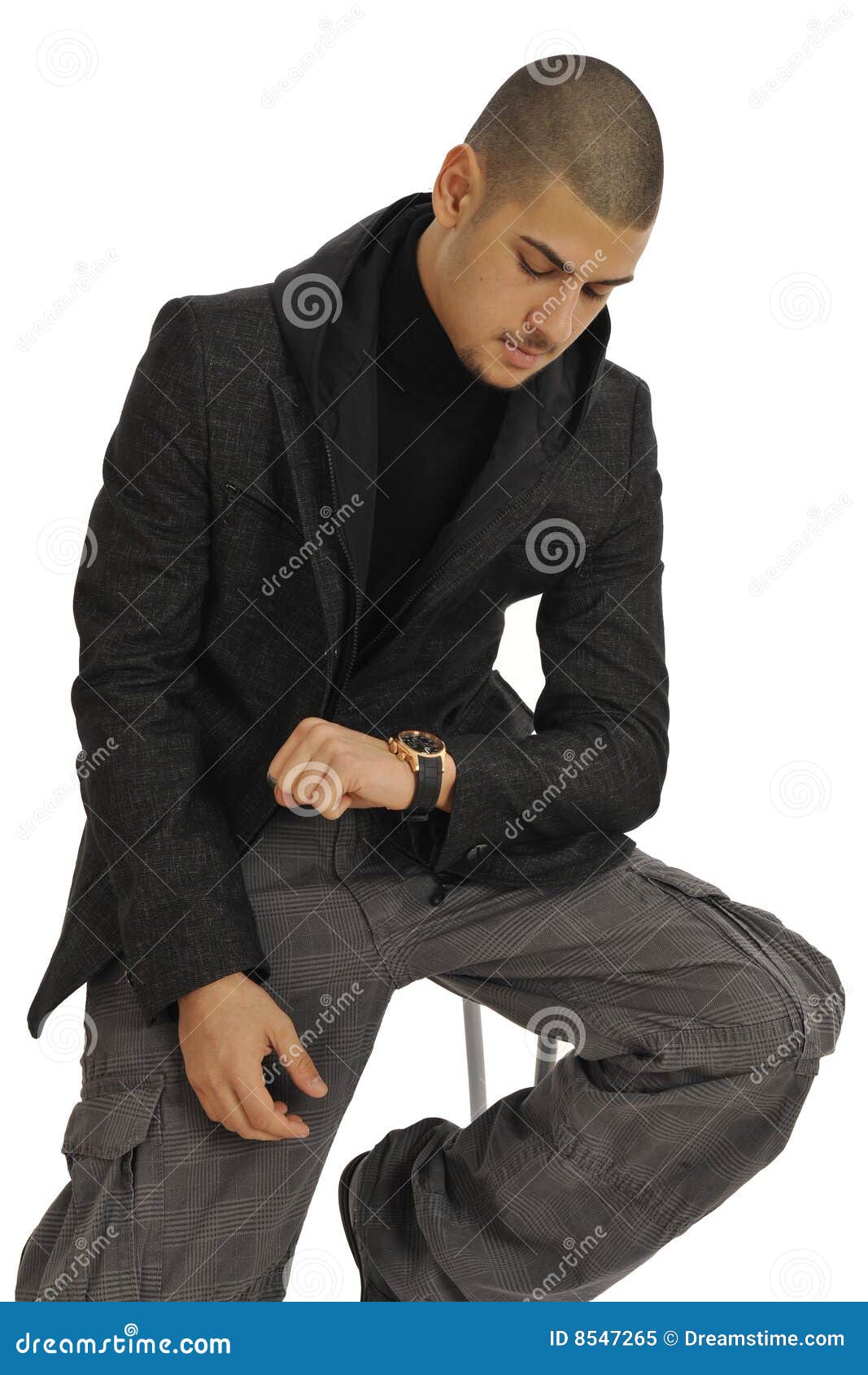 Waiting man stock image. Image of confident, attractive - 8547265