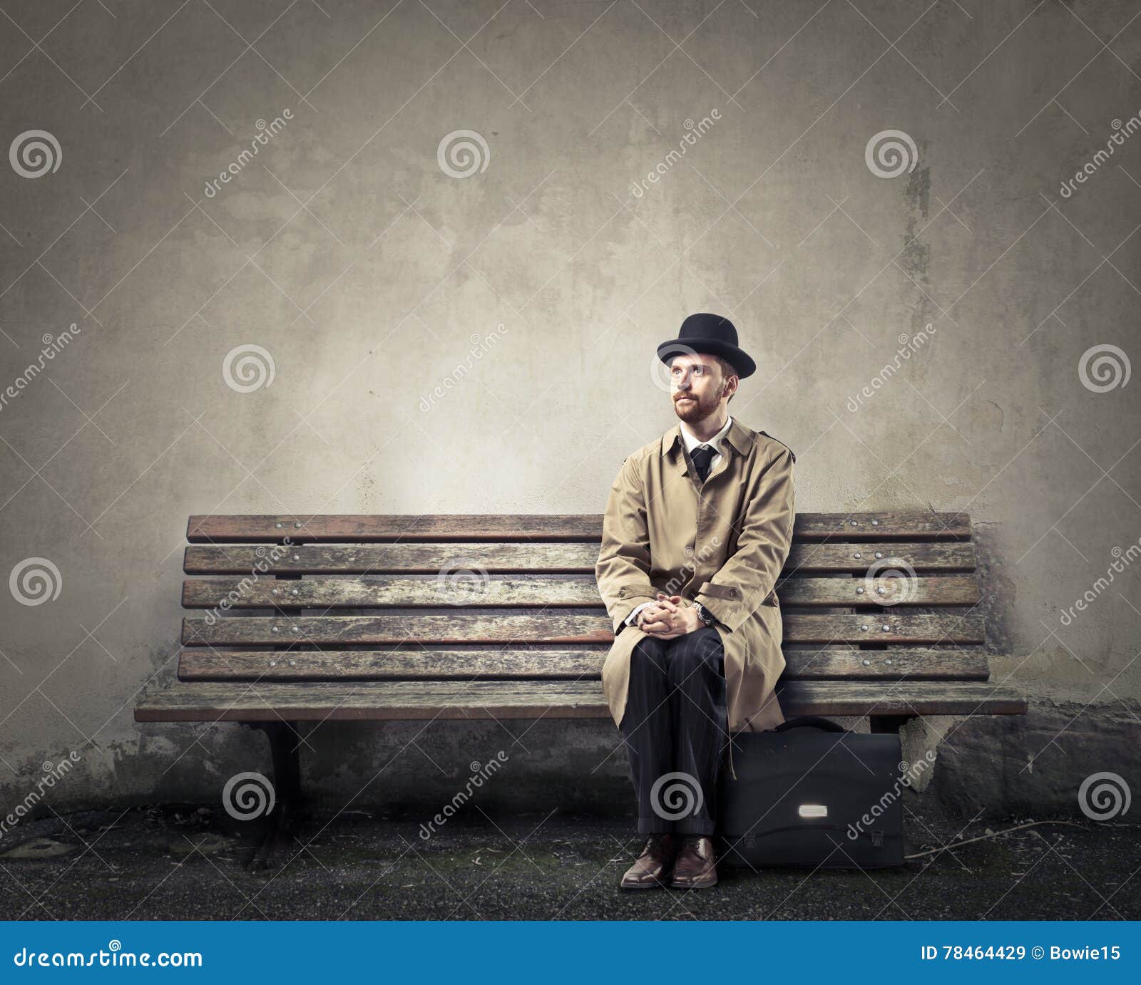 Waiting stock image. Image of adult, business, bench - 78464429