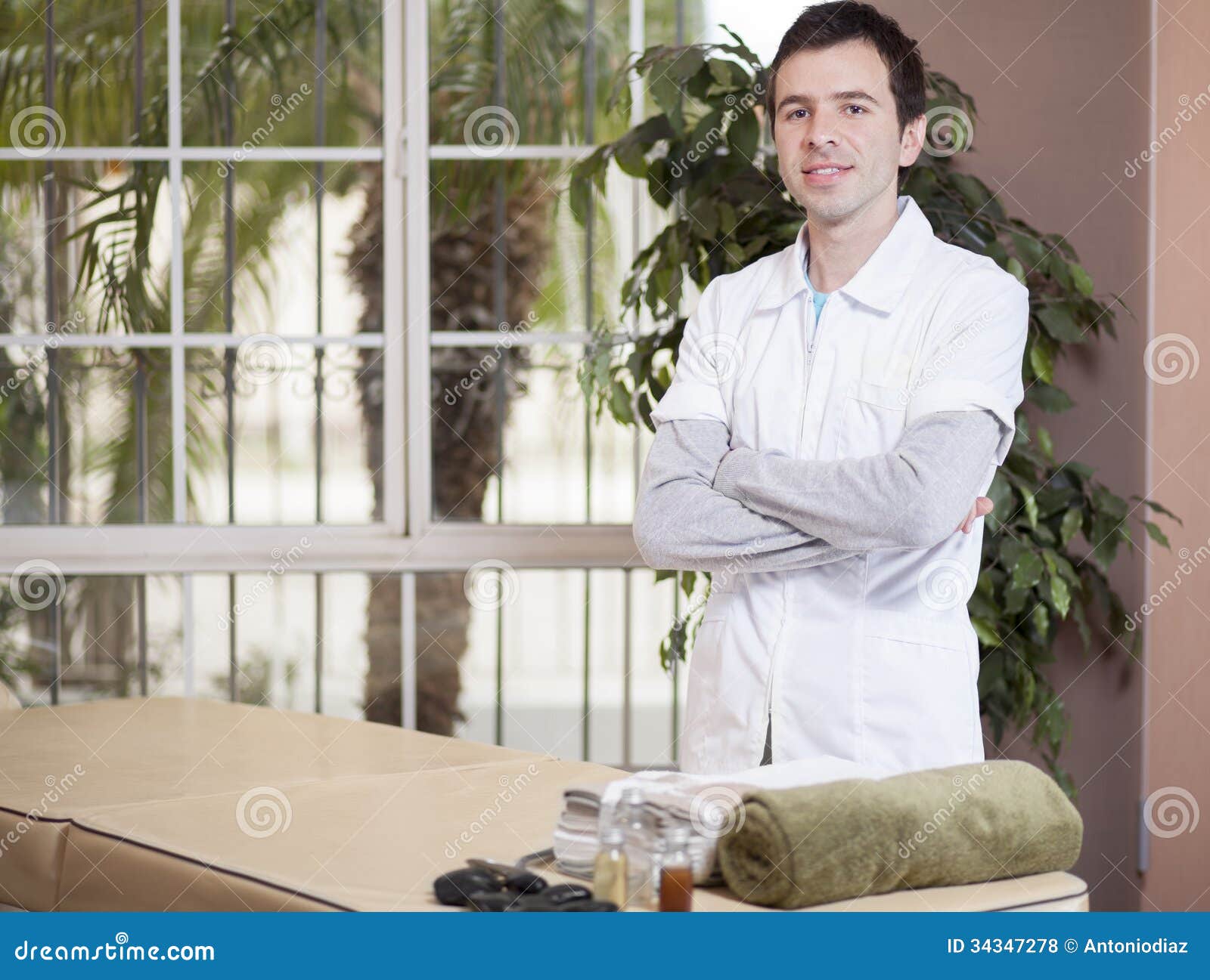 Waiting for My Next Customer Stock Photo - Image of customer, wellness ...