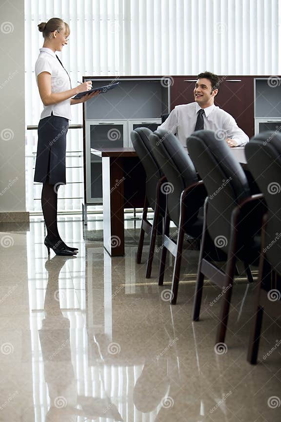 Waiting for new task stock image. Image of consultation - 2279103