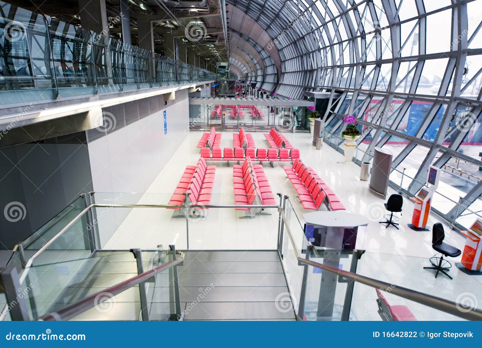 The Waiting Room at Airport Stock Photo - Image of board, entrance ...