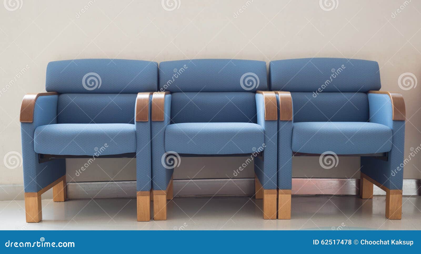 Waiting room blue chairs stock photo. Image of auditorium - 62517478