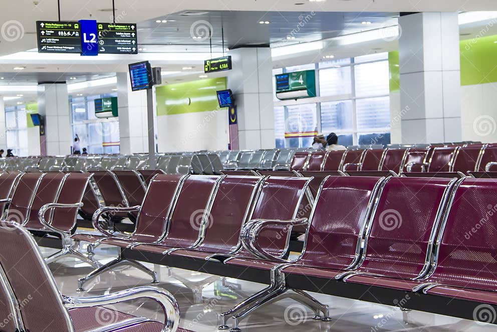 Waiting Room at the Bus Terminal Stock Photo - Image of lounge, built ...