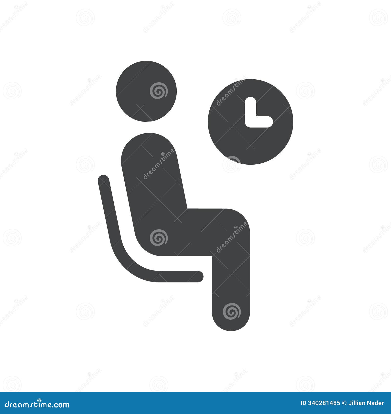 Waiting Room Icon Simple Vector Symbol Stock Vector - Illustration of ...